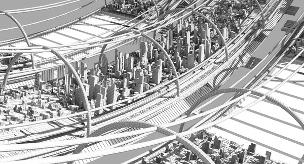 Sci-fi space colony 3D - TurboSquid 1525896