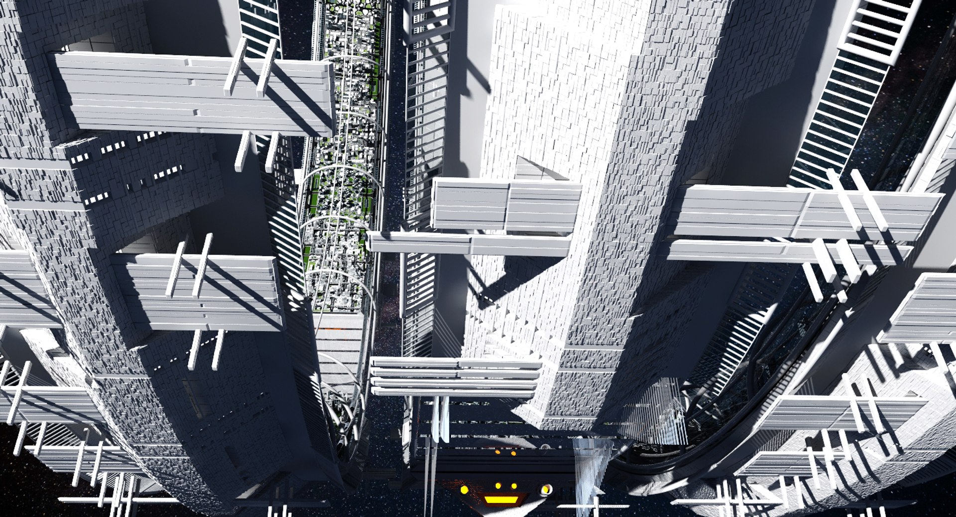 Sci-fi Space Colony 3D - TurboSquid 1525896