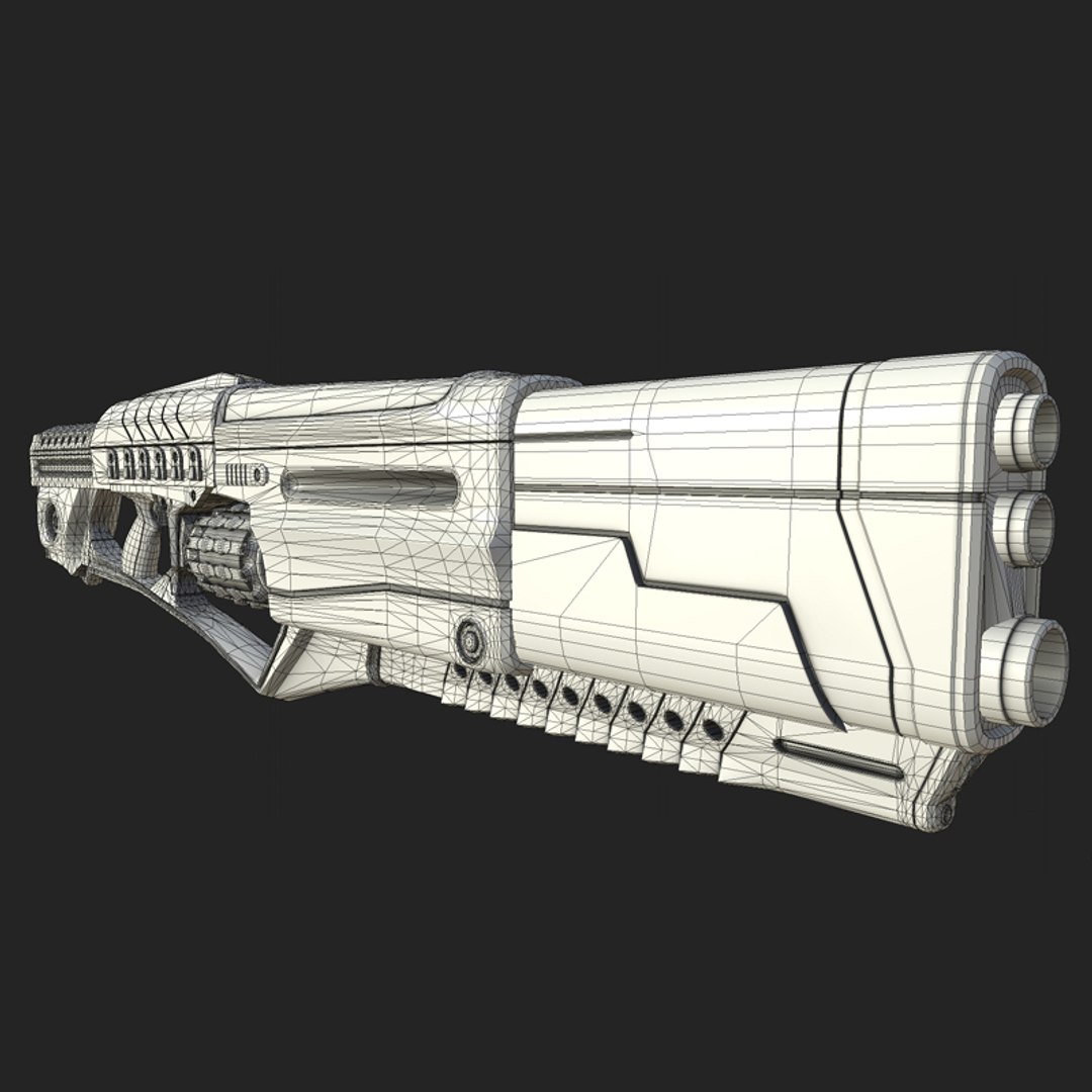 3D Model Weapon Sci Fi | 1146011 | TurboSquid
