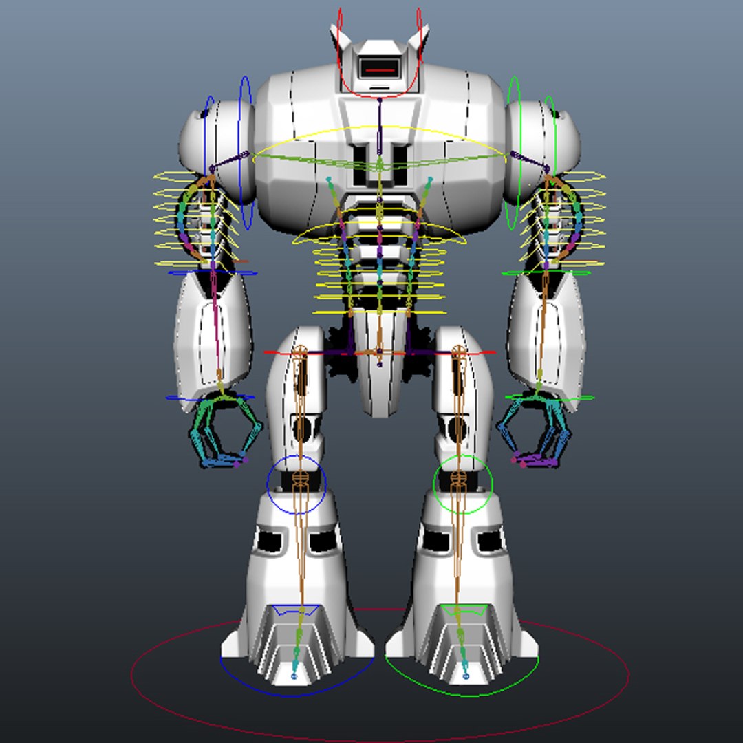Robot Rigged Model - TurboSquid 1178883