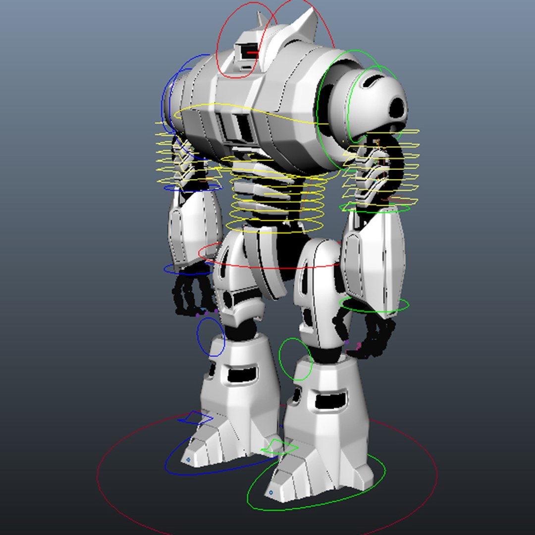 Robot Rigged Model - TurboSquid 1178883