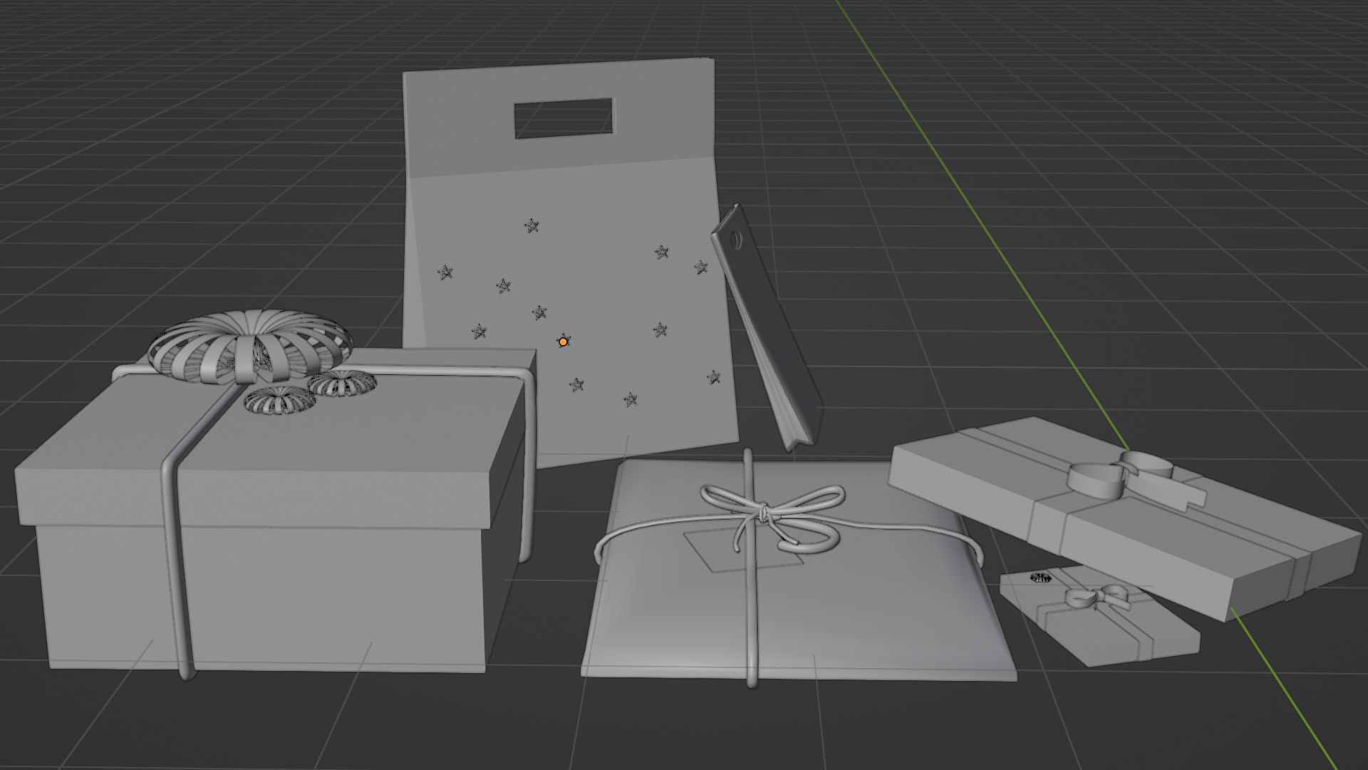 3D Gifts Collection - TurboSquid 2155648