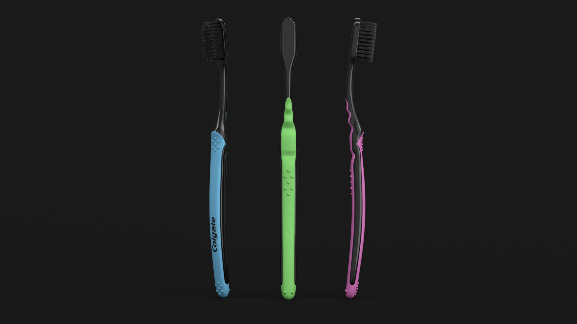 Realistic set toothbrush colgate 3D - TurboSquid 1578181