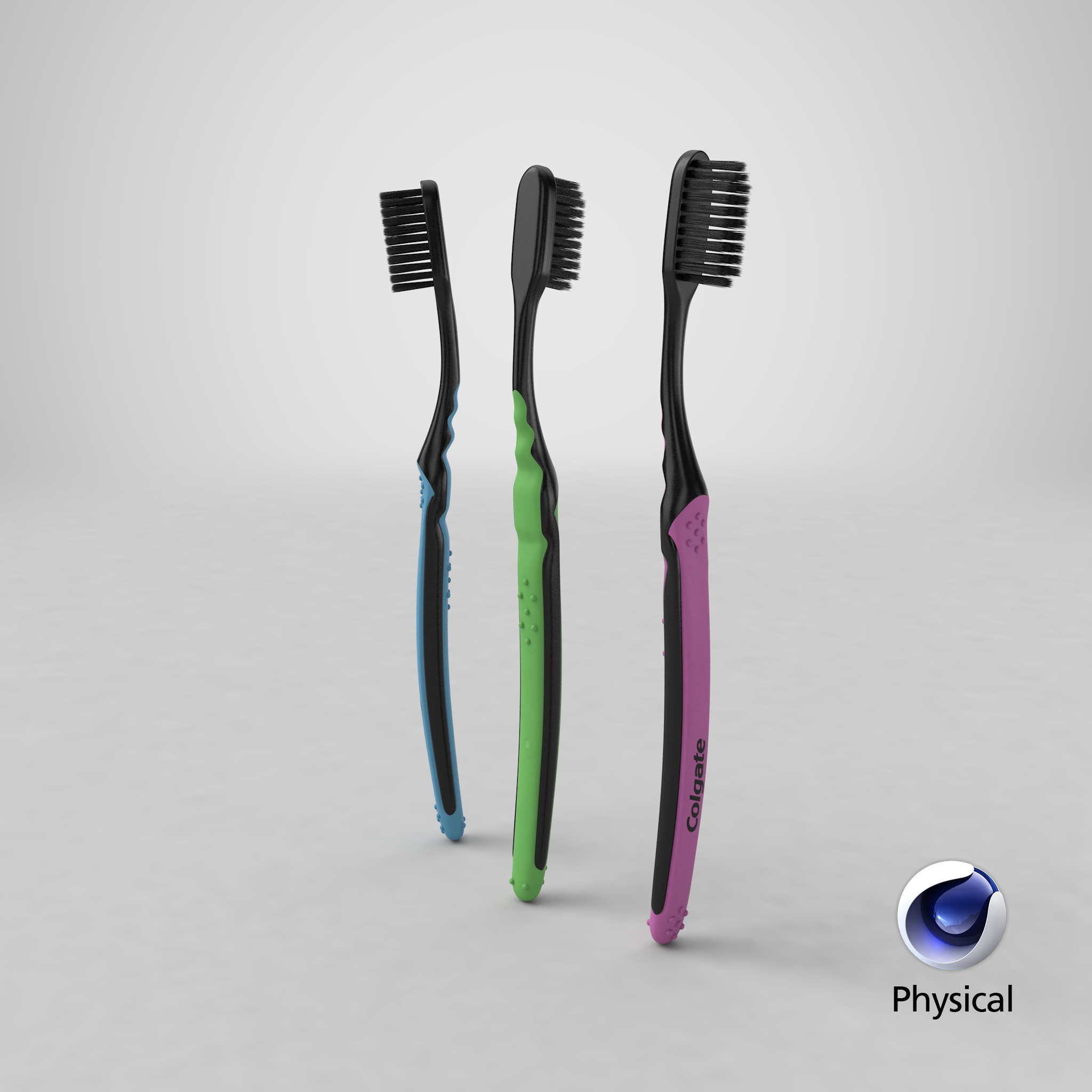 Realistic set toothbrush colgate 3D - TurboSquid 1578181