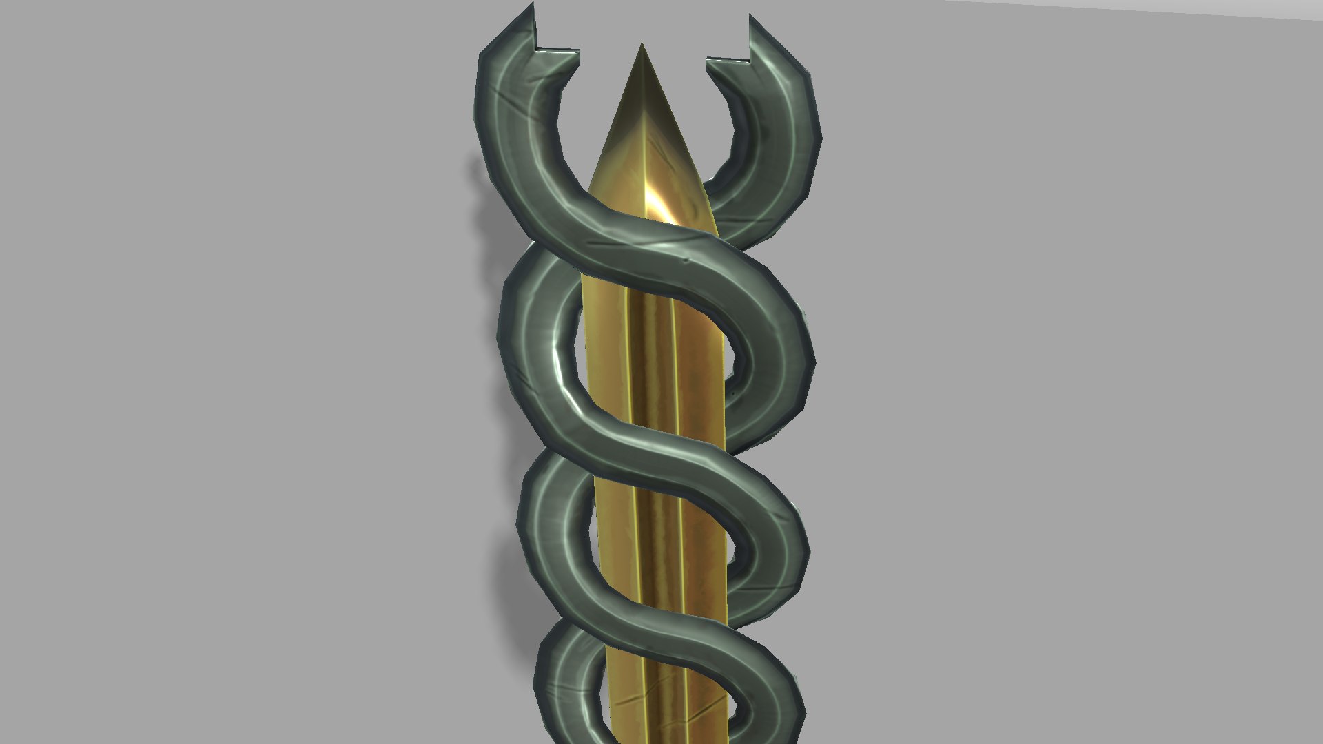 Stylized Steel And Brass Longsword Model - TurboSquid 1783834
