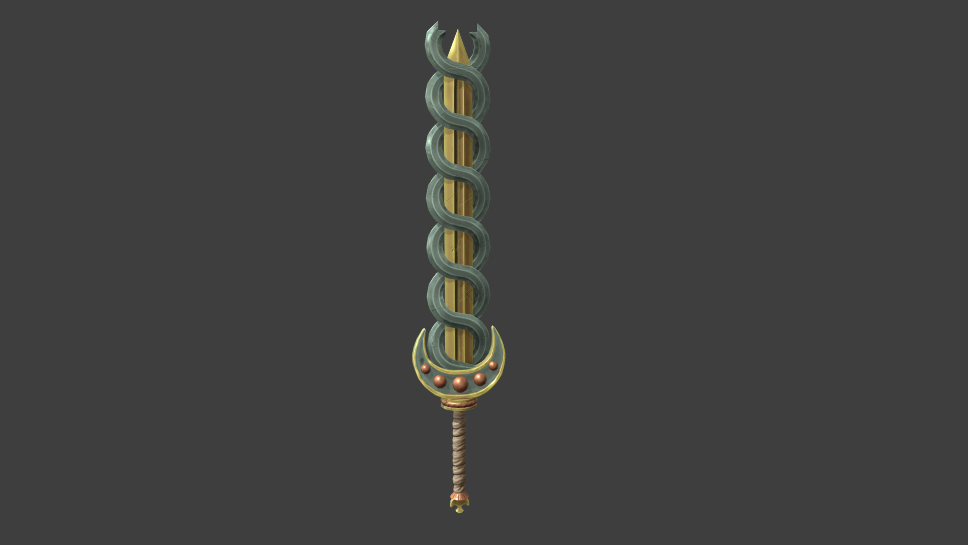 Stylized Steel And Brass Longsword Model - TurboSquid 1783834