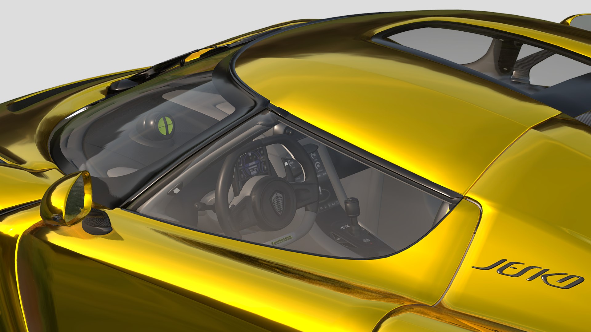 3D Koenigsegg Jesko Gold Edition - TurboSquid 2386411