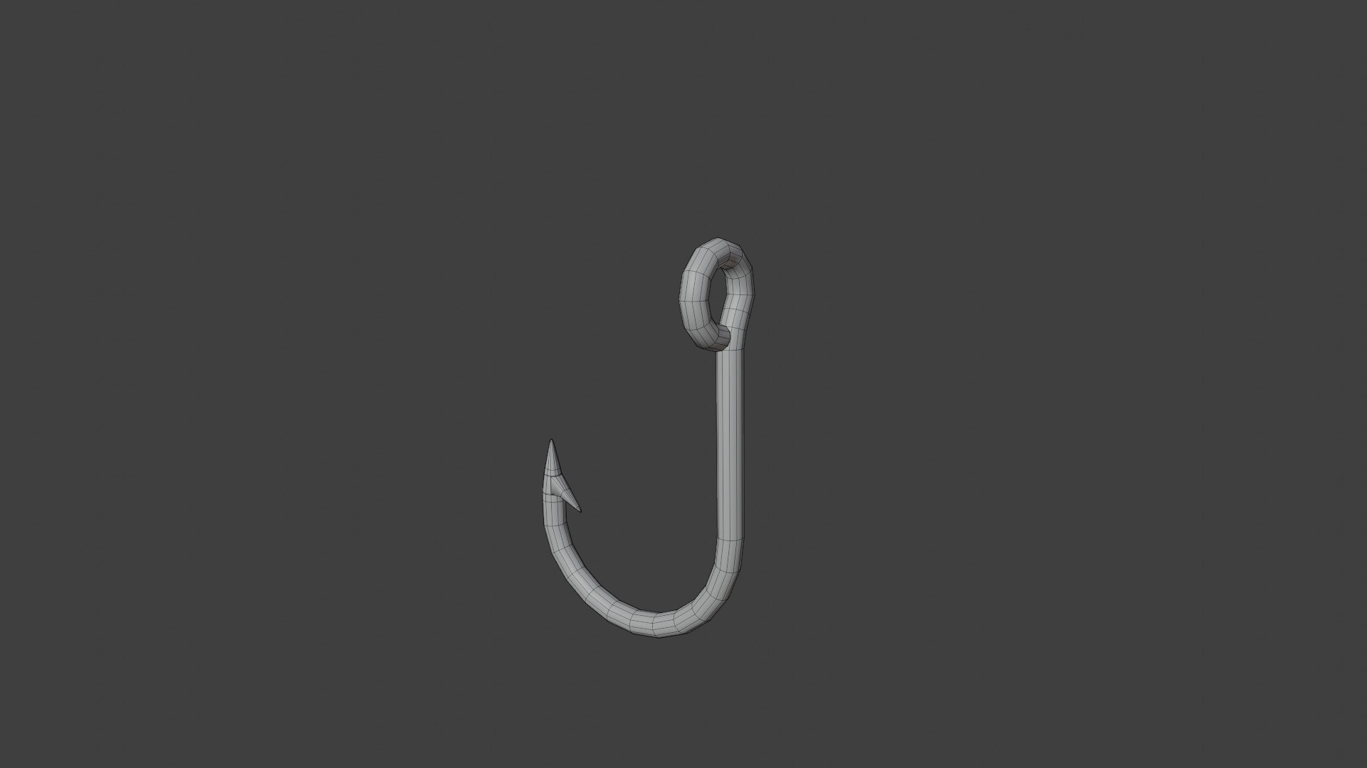 Fish Hook 3D - TurboSquid 1806730