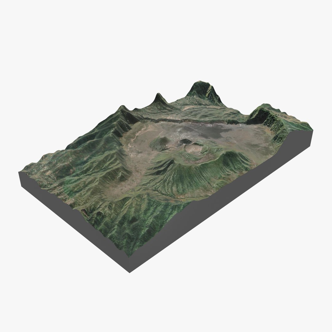 Bromo Mountain Miniature 3D model - TurboSquid 2048348