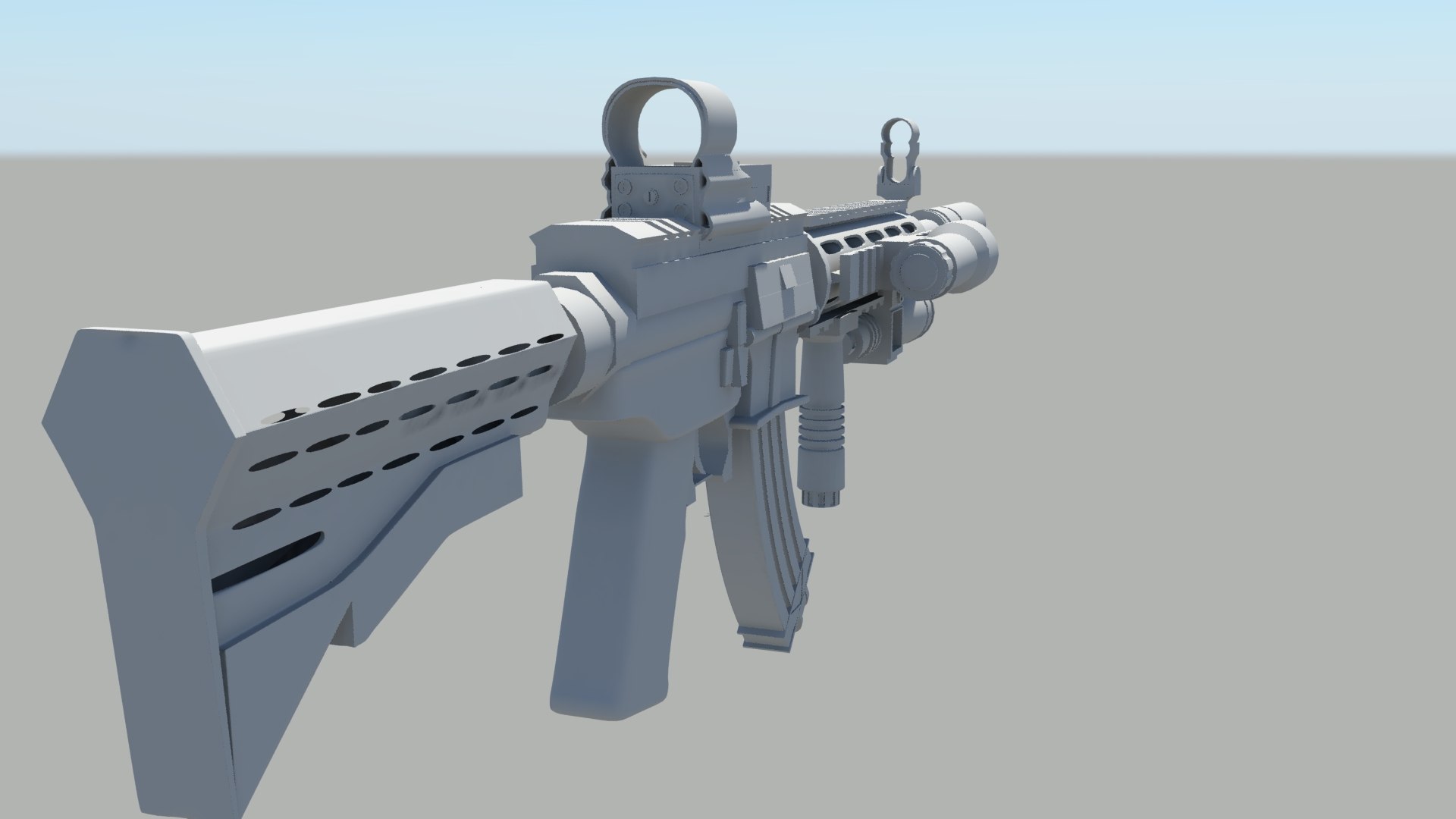 3d M4 Gun Model
