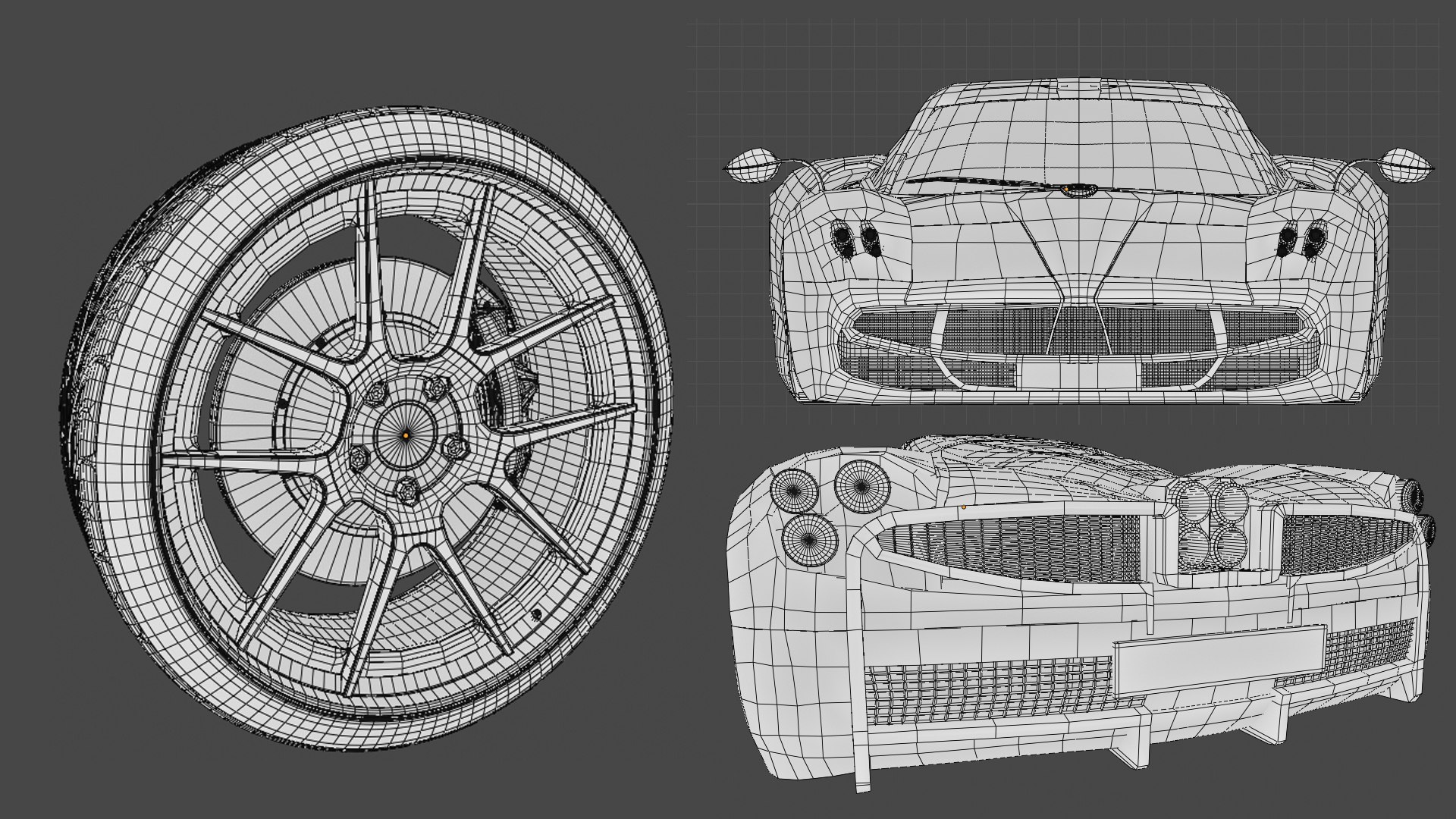 Pagani Huayra Model - TurboSquid 1588329