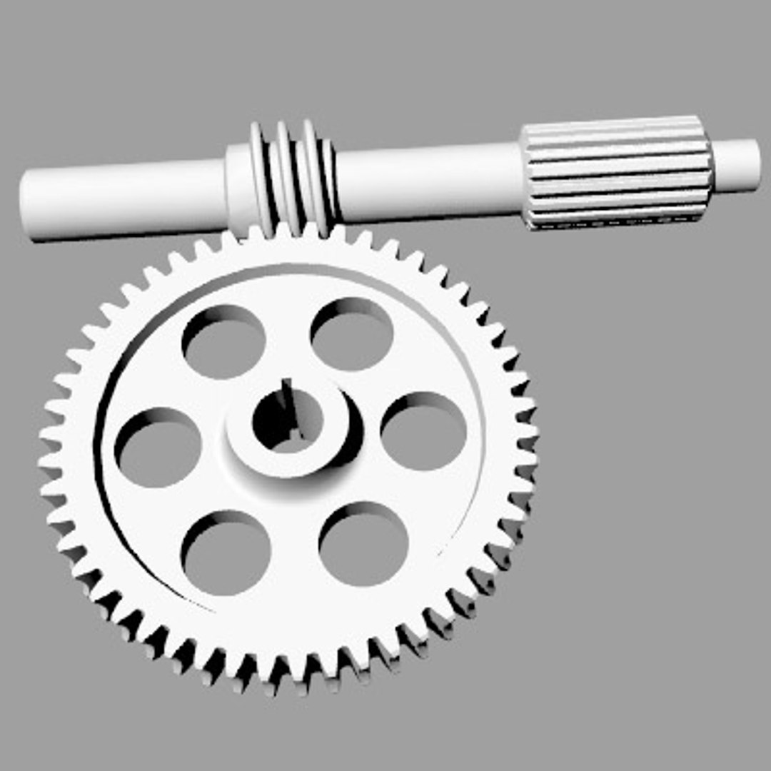 3d Model Worm Gear