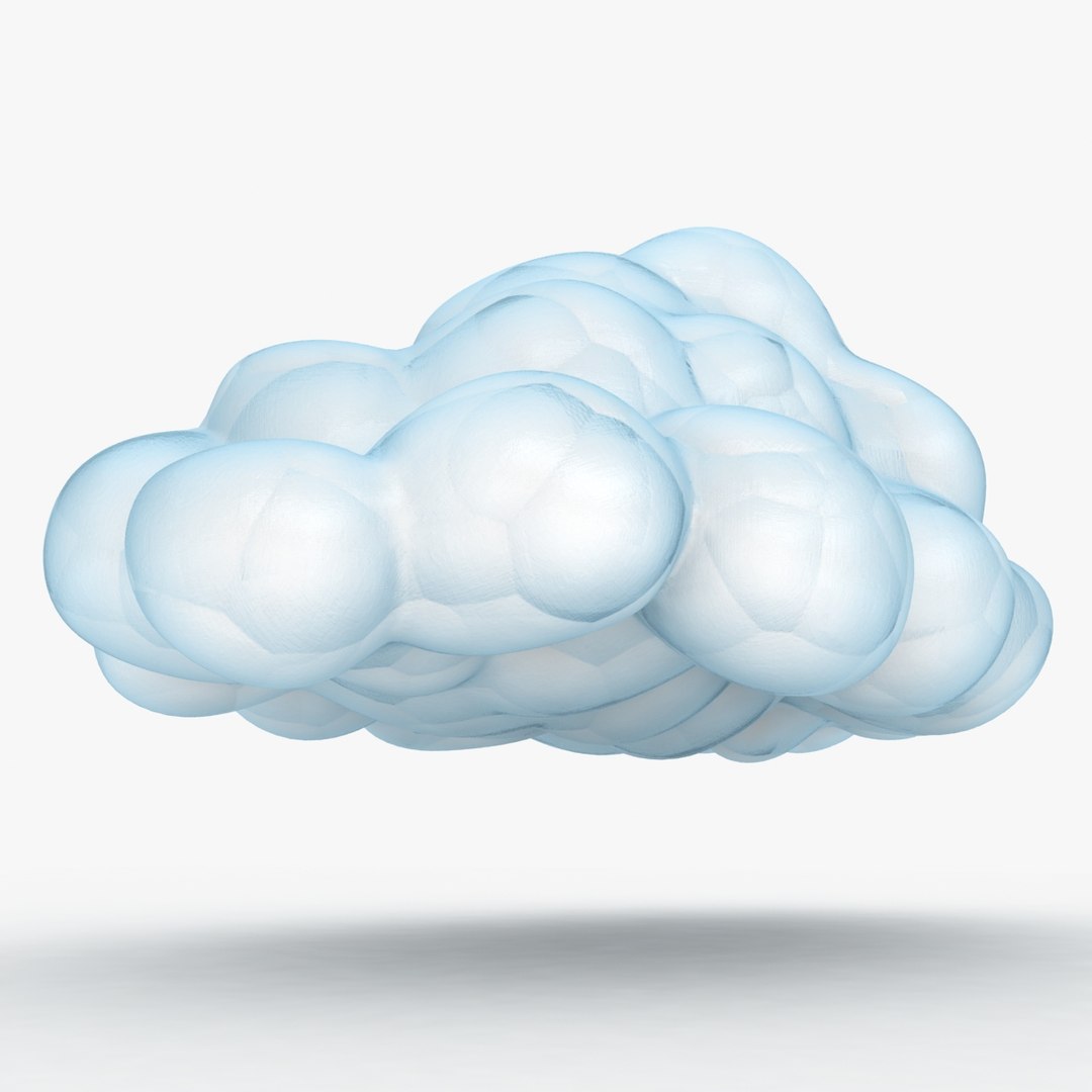 Cloud Scanline Polygons 3D Model - TurboSquid 1222160