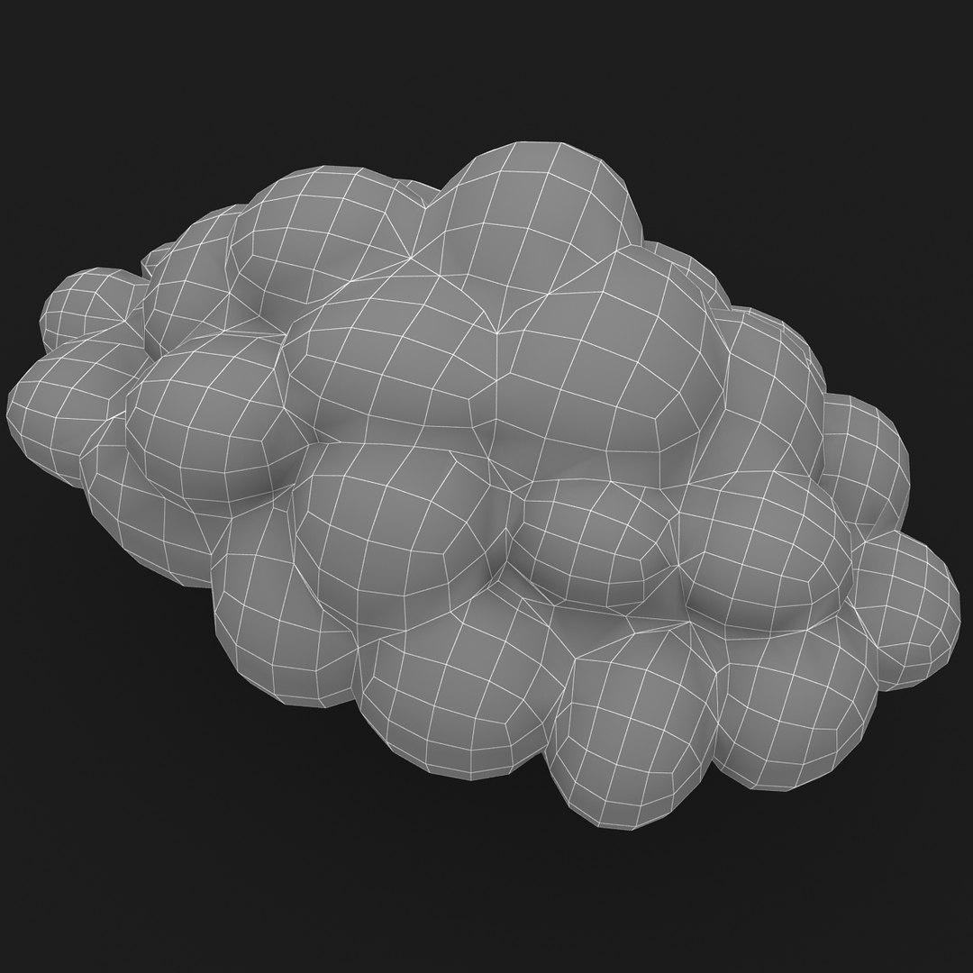 Cloud Scanline Polygons 3D Model - TurboSquid 1222160