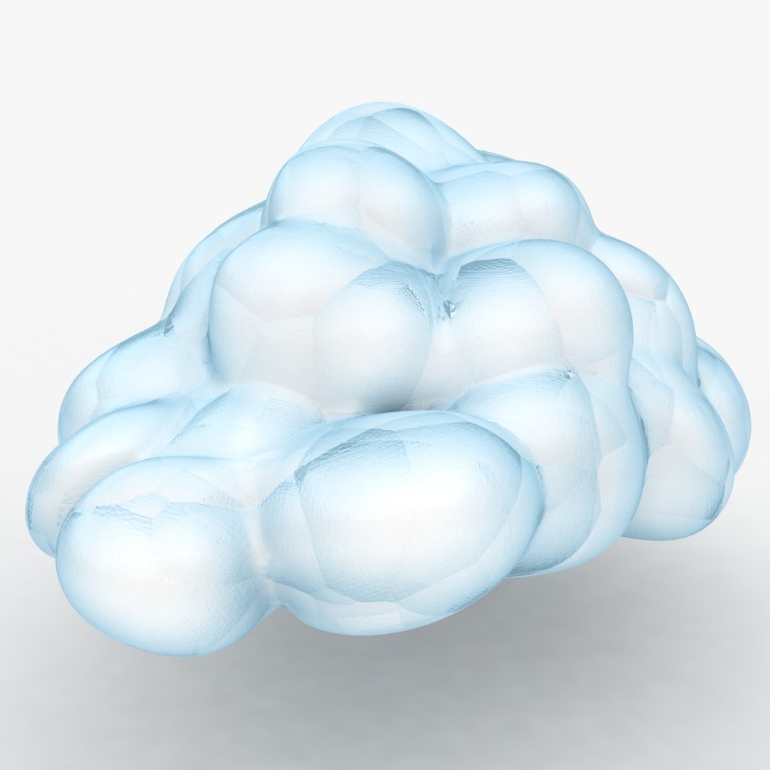 Cloud Scanline Polygons 3D Model - TurboSquid 1222160
