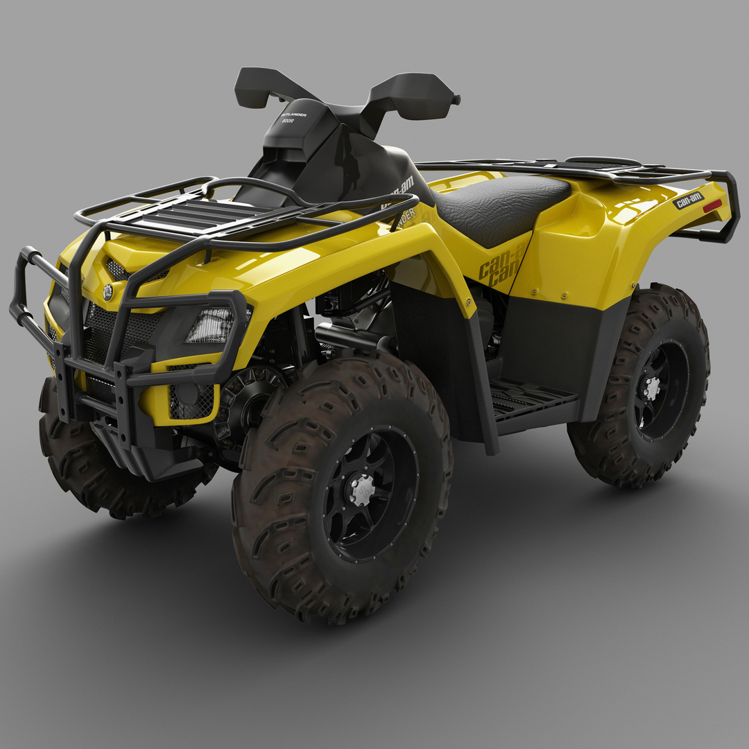3d bombardier outlander 800 rigged