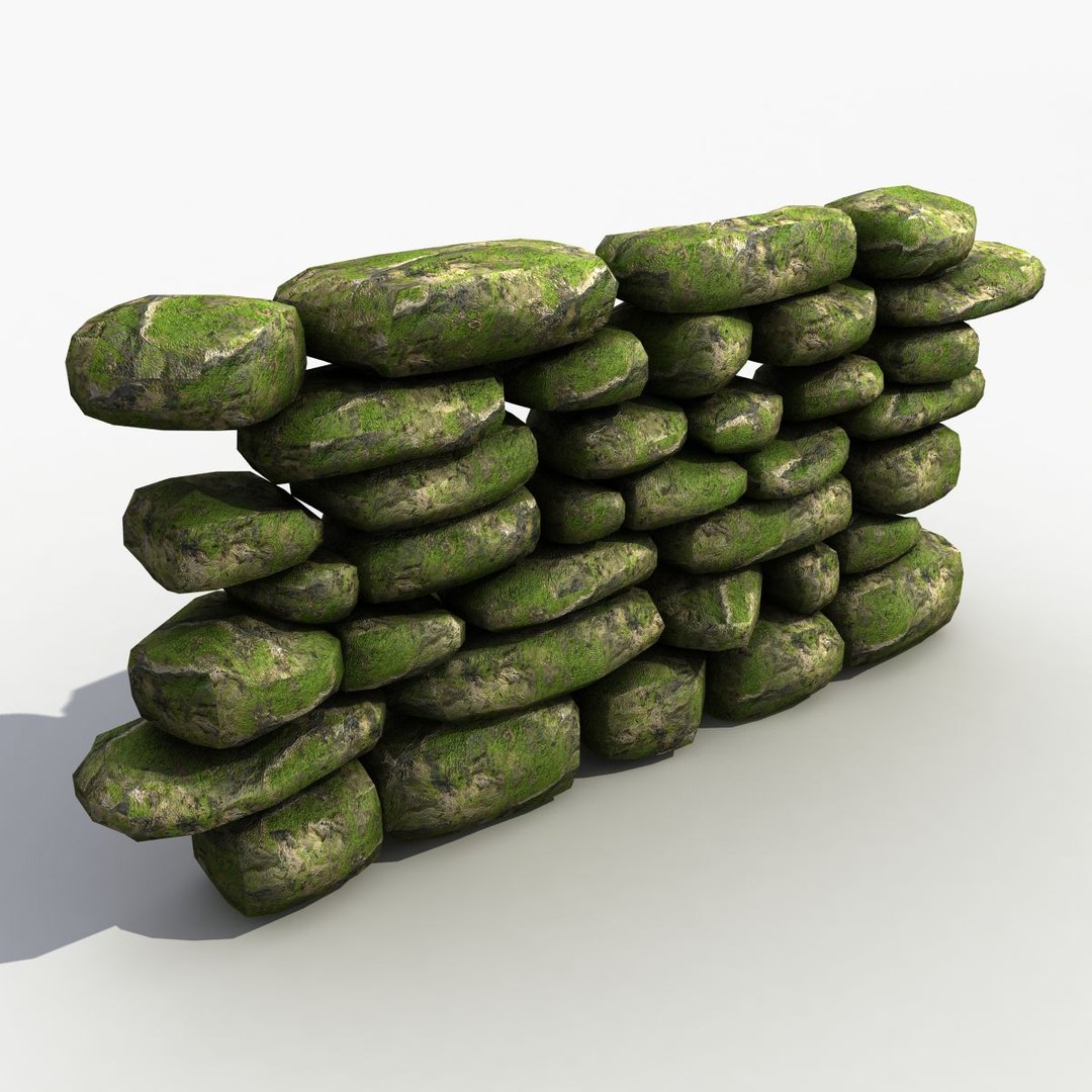 Rock Wall 3d Model