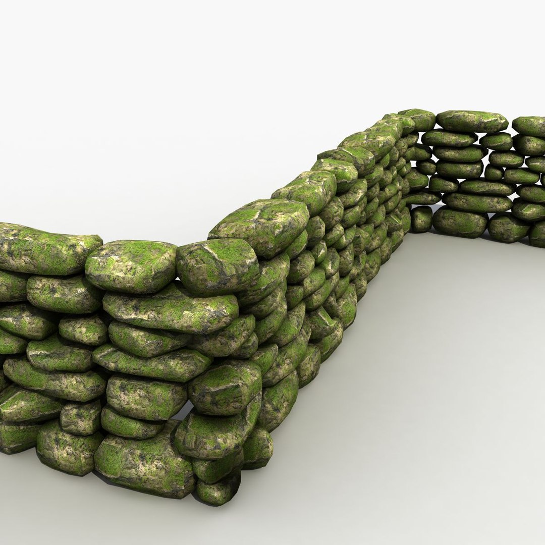 Rock Wall 3d Model