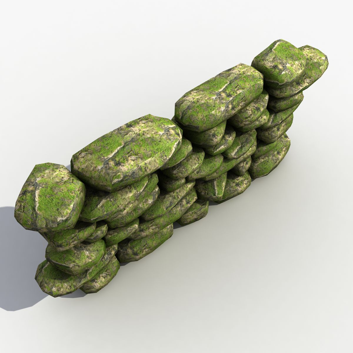 rock wall 3d model