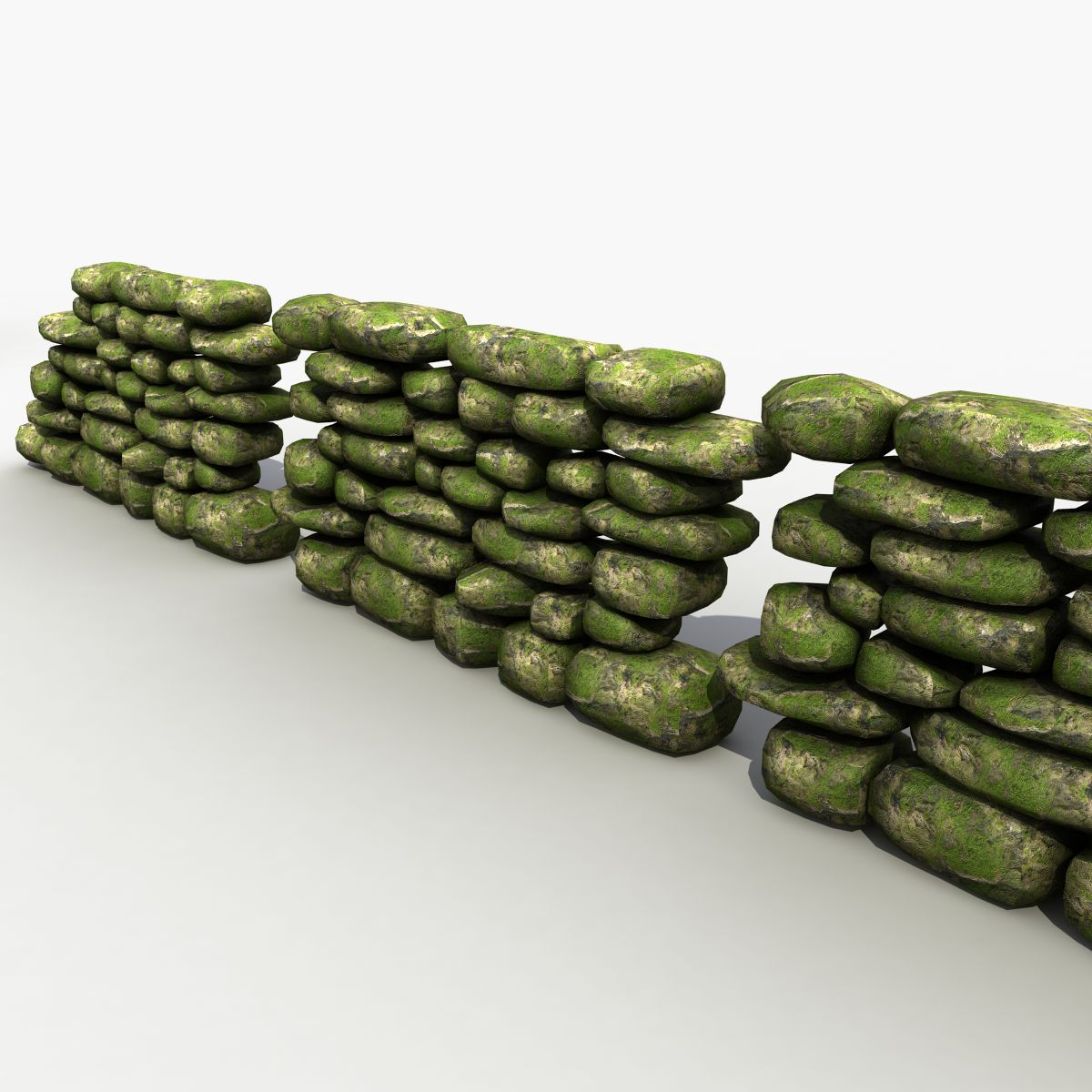 rock wall 3d model