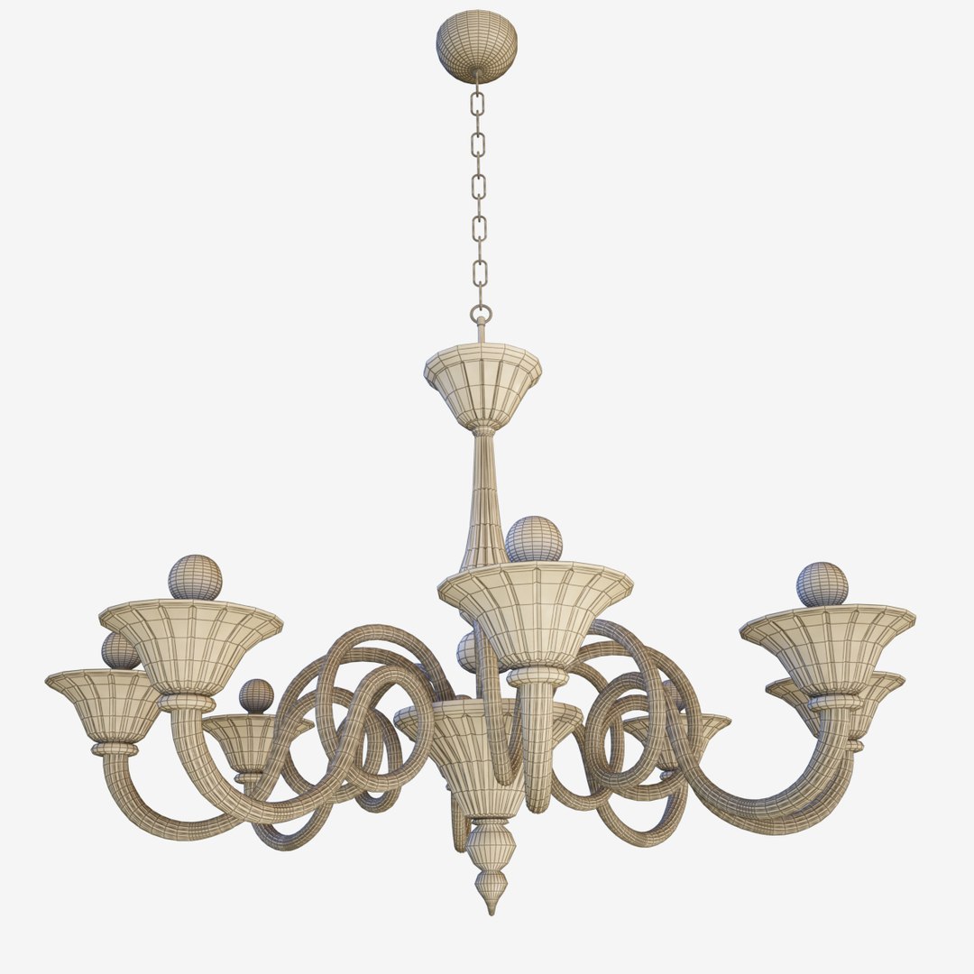 Chandeliers Sylcom Dolfin 1382 Model - TurboSquid 1159854