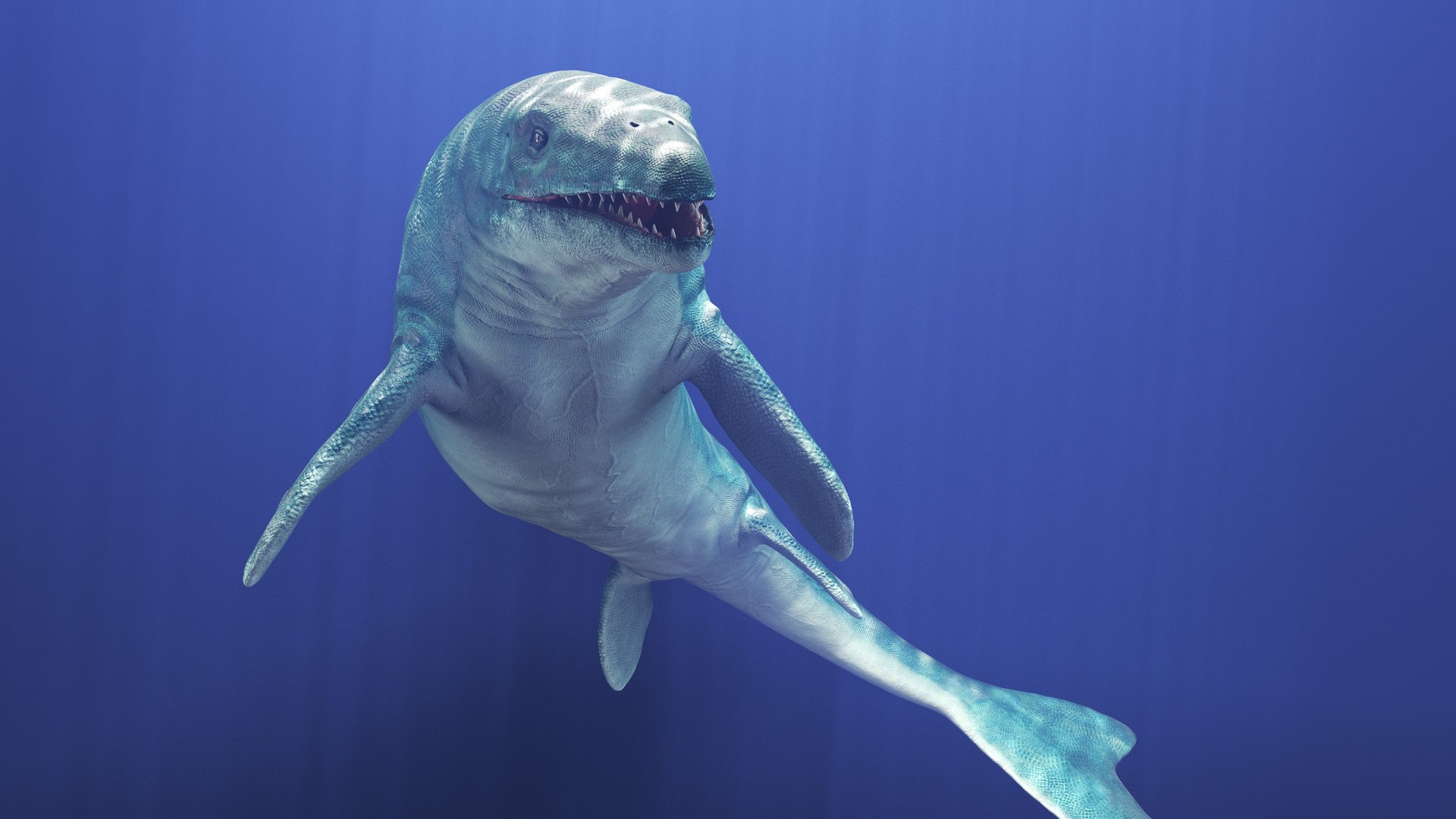 3D Mosasaurus Hoffmannii Rigged Model - TurboSquid 2385849