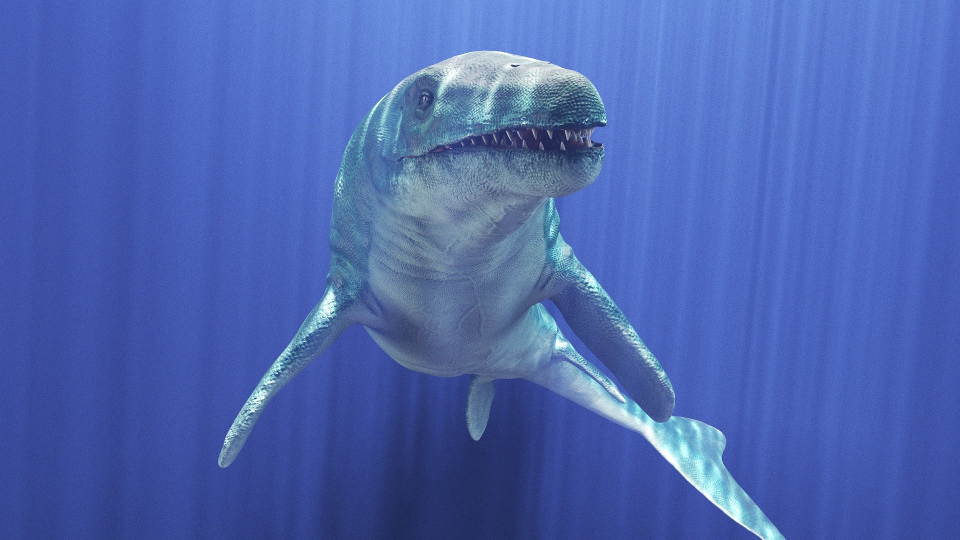 3D Mosasaurus Hoffmannii Rigged Model - TurboSquid 2385849