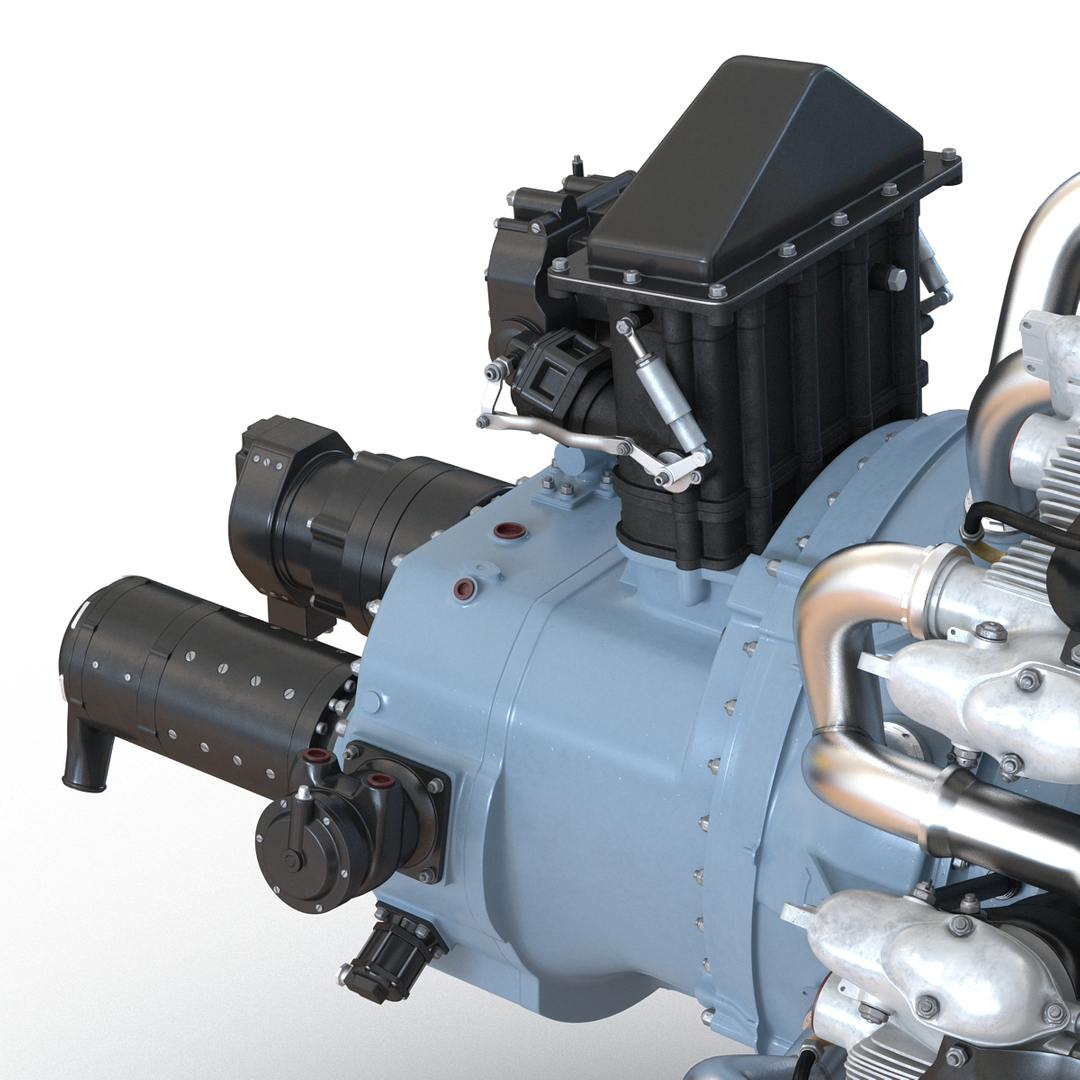 pratt whitney r 2800 3d max