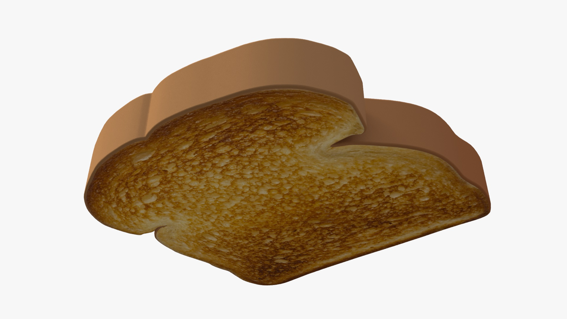 3D model bread food toast - TurboSquid 1667297