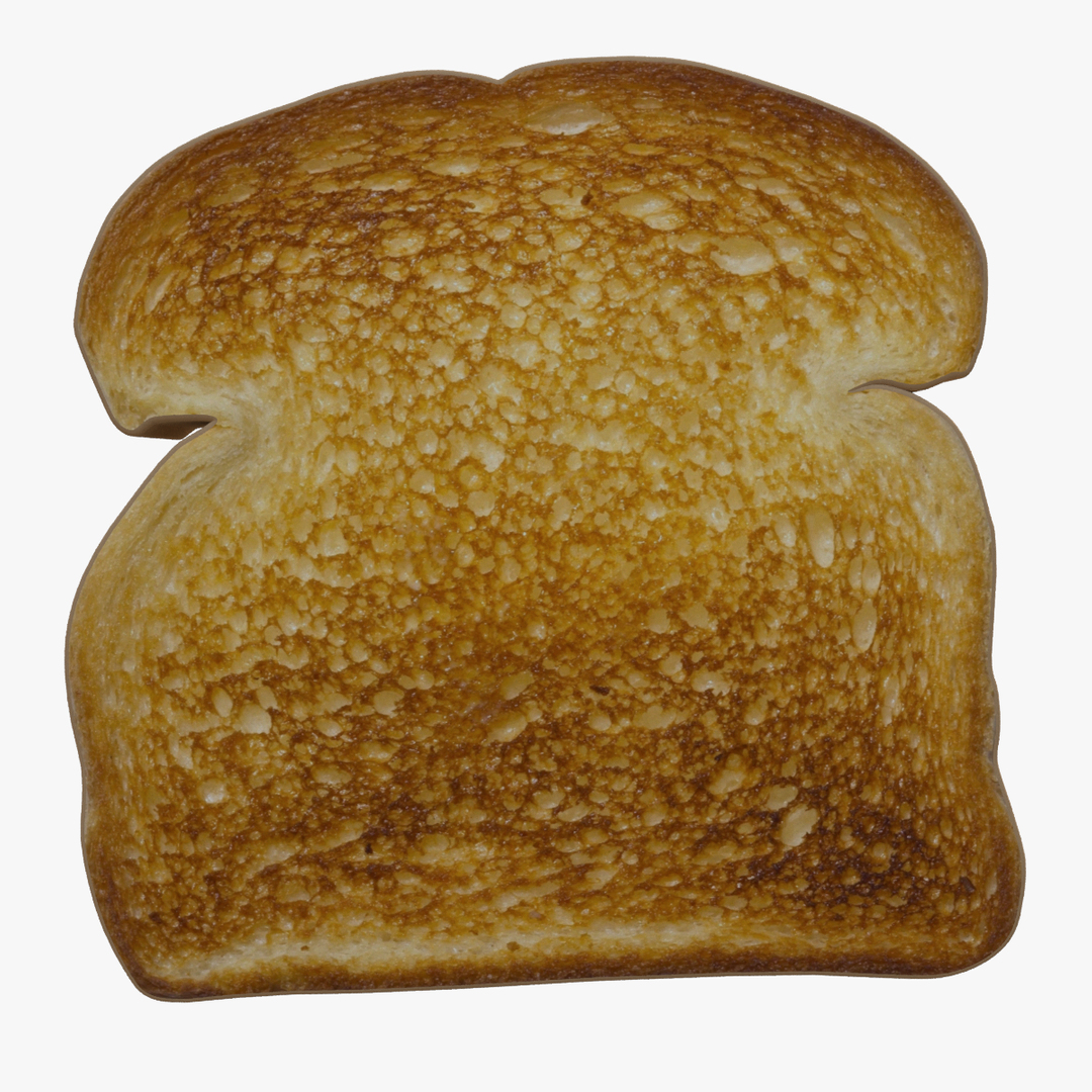 3D model bread food toast - TurboSquid 1667297