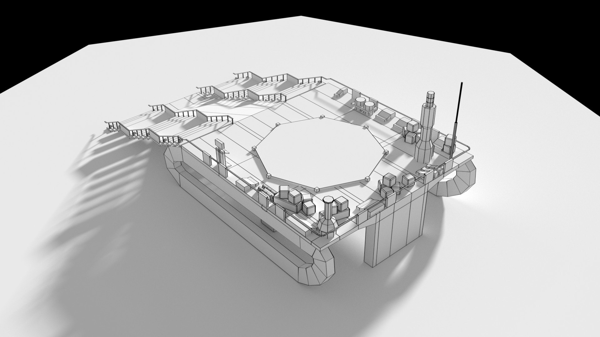 Spaceship Platform 3D Model - TurboSquid 1168833