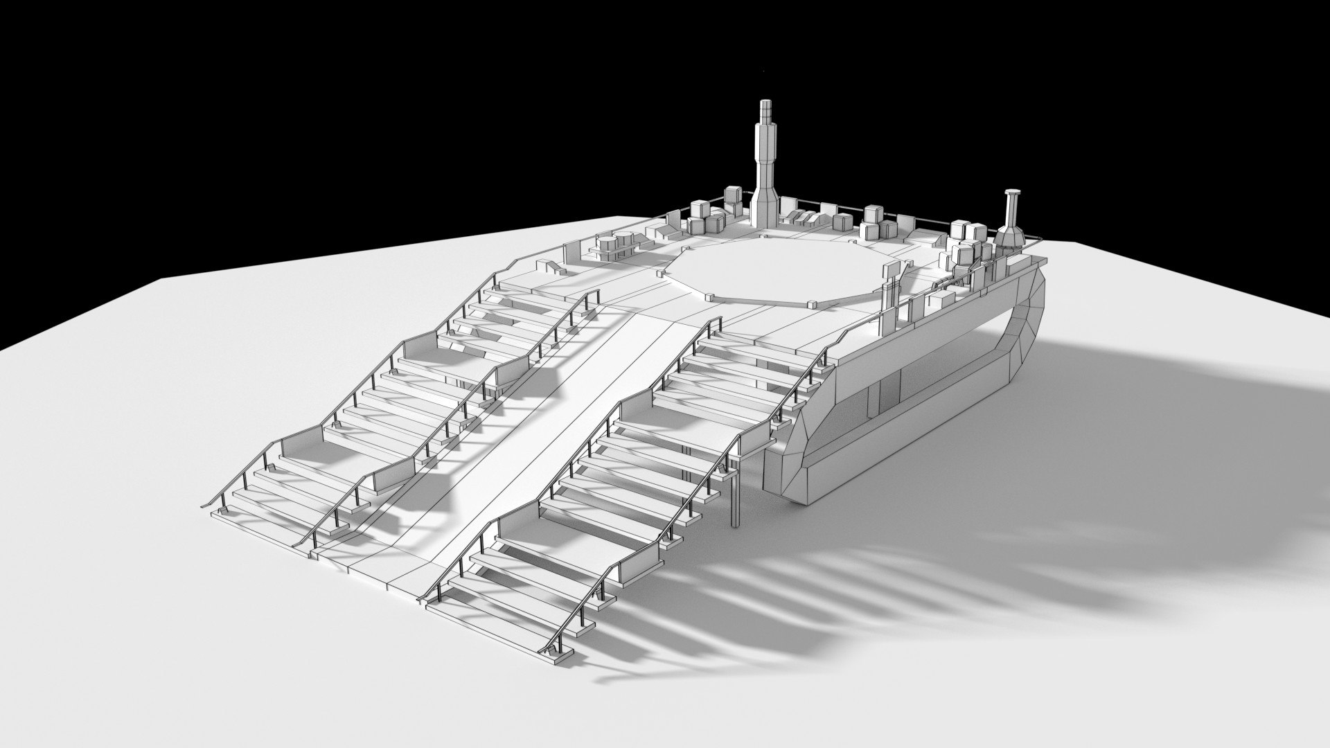 Spaceship Platform 3D Model - TurboSquid 1168833