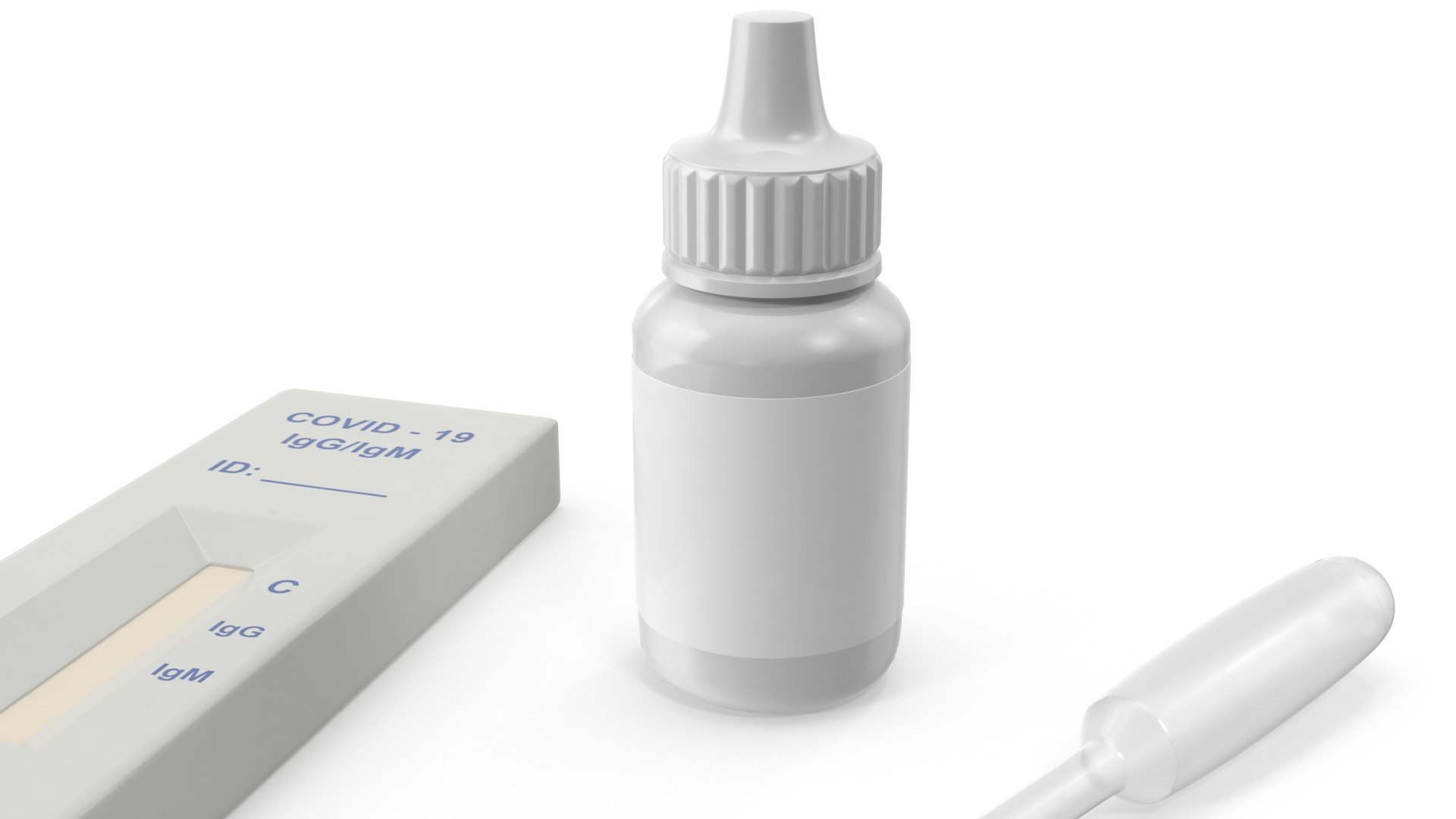 Covid-19 test kit virus 3D - TurboSquid 1562038