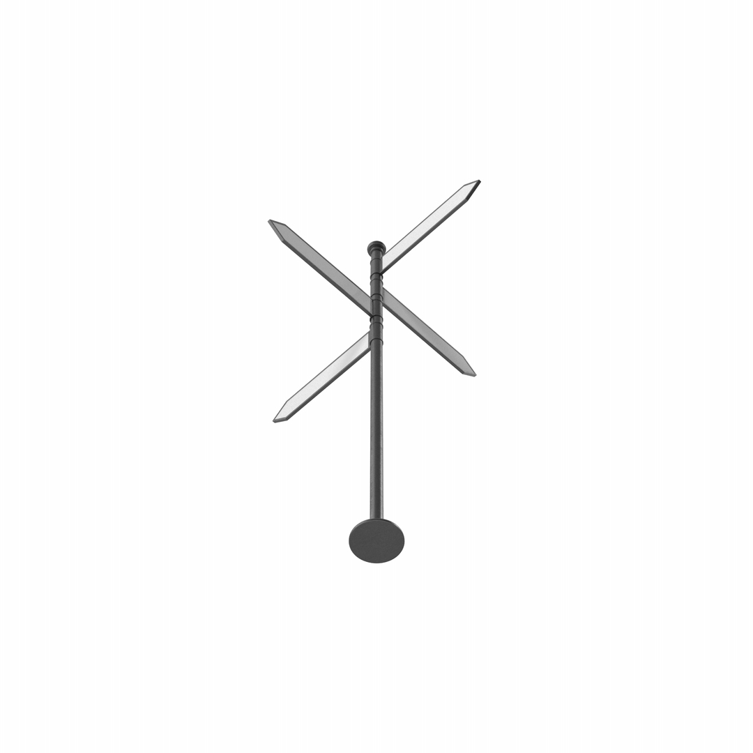 3D Crossroad Signpost - TurboSquid 1951809