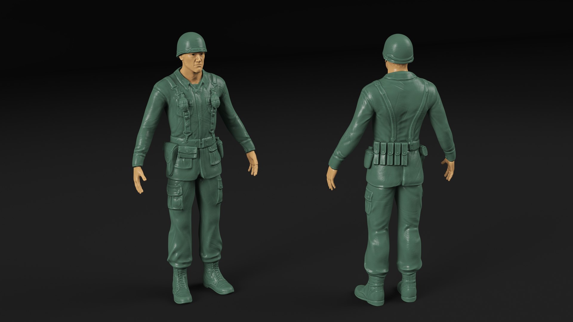 Toy Soldier Model - TurboSquid 2193442