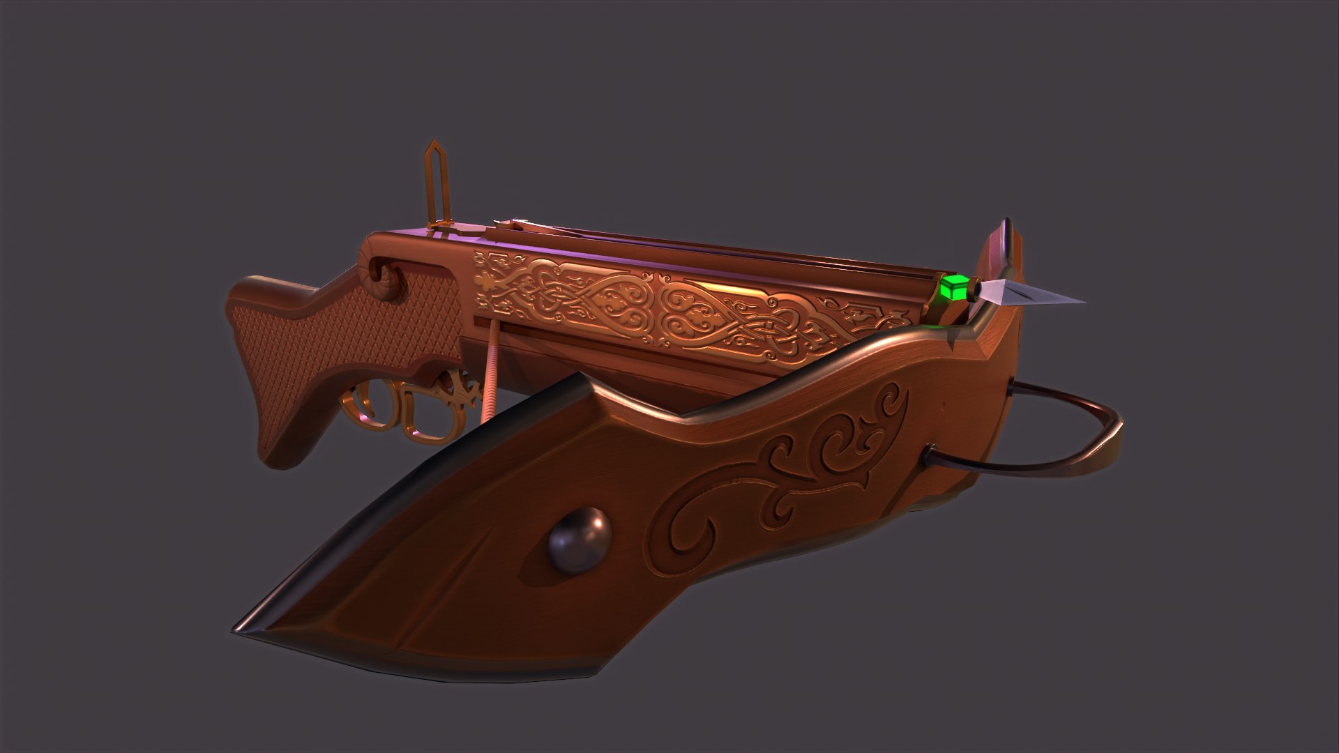 Free Stylized Crossbow model - TurboSquid 2009348