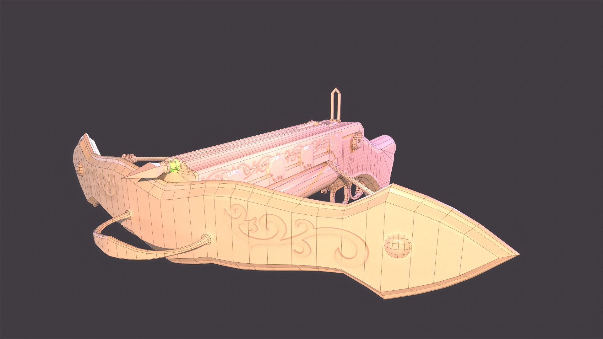 Free Stylized Crossbow model - TurboSquid 2009348