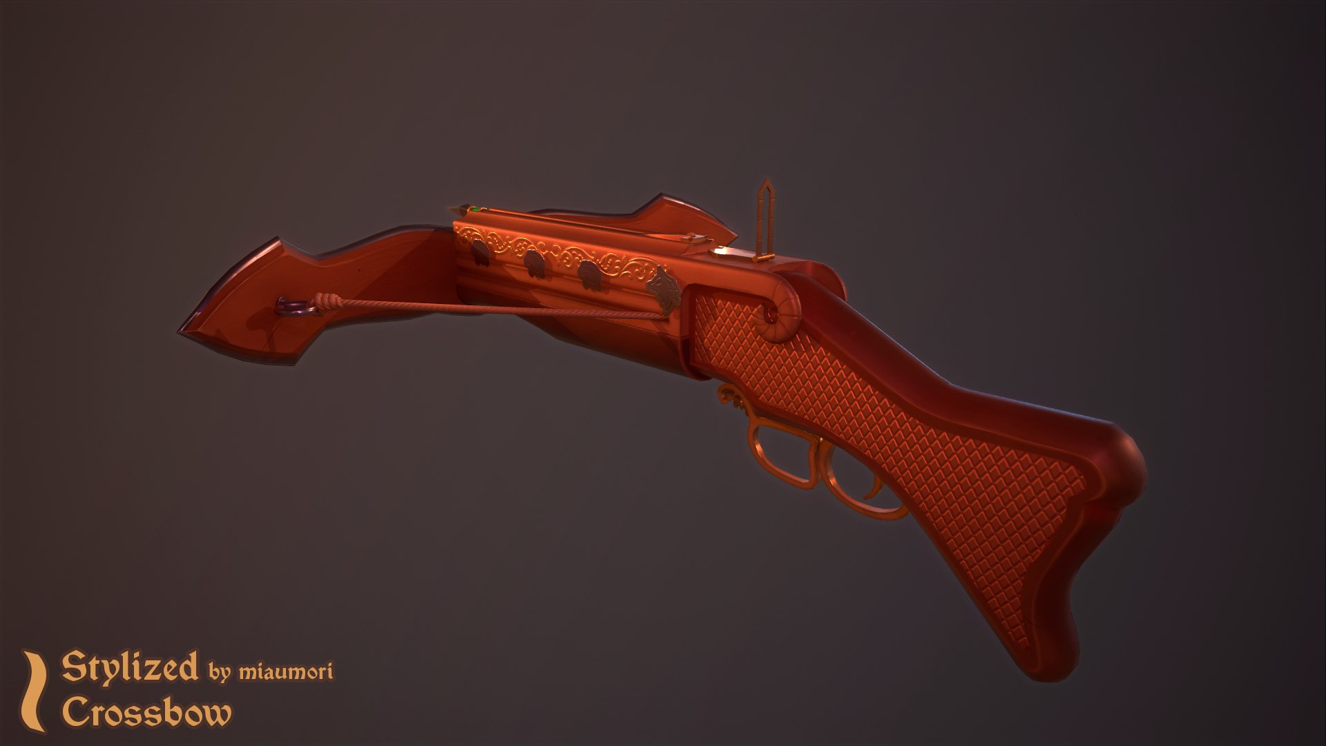 Free Stylized Crossbow model - TurboSquid 2009348