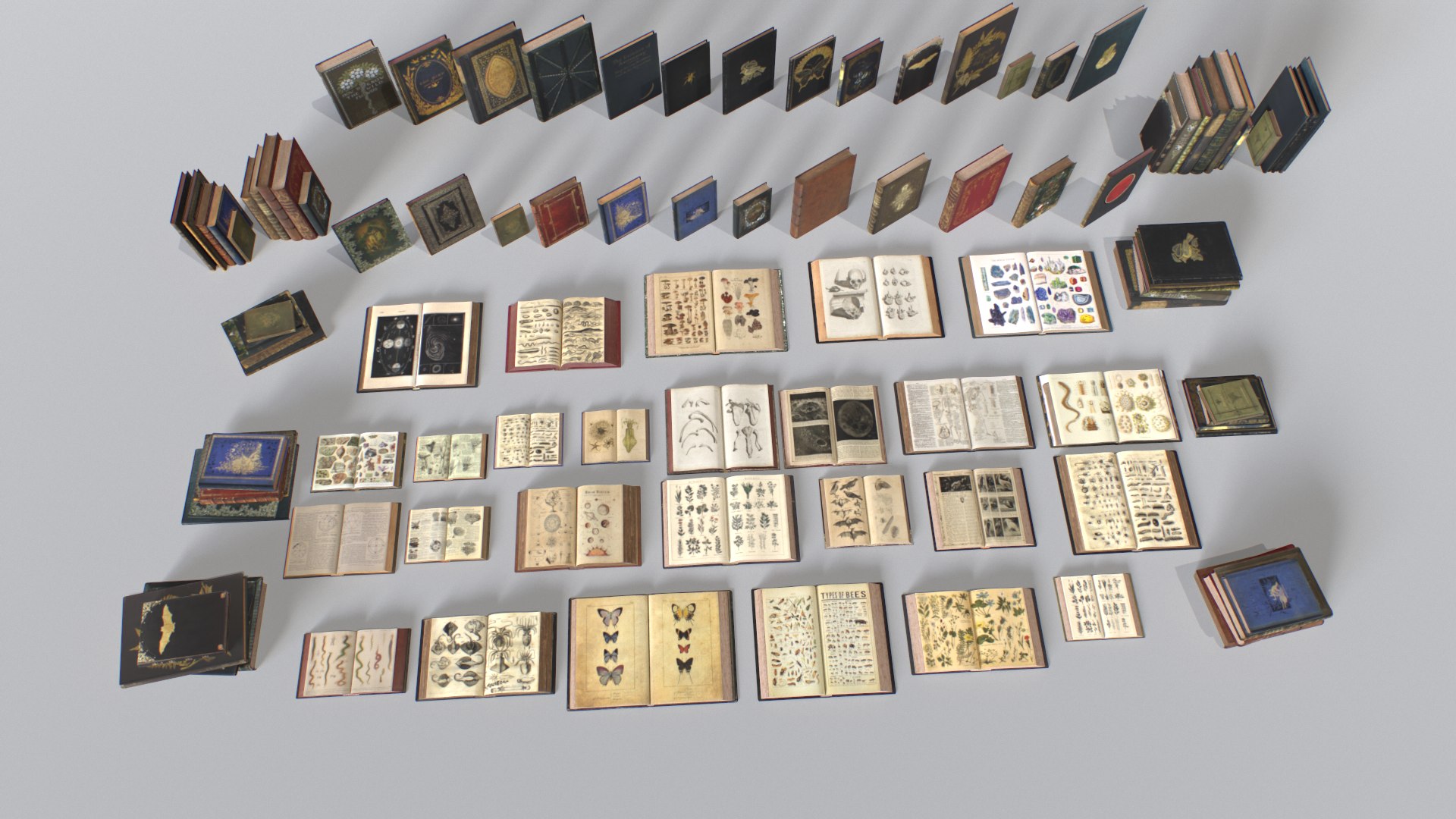 3D RPG Books Model - TurboSquid 2051033