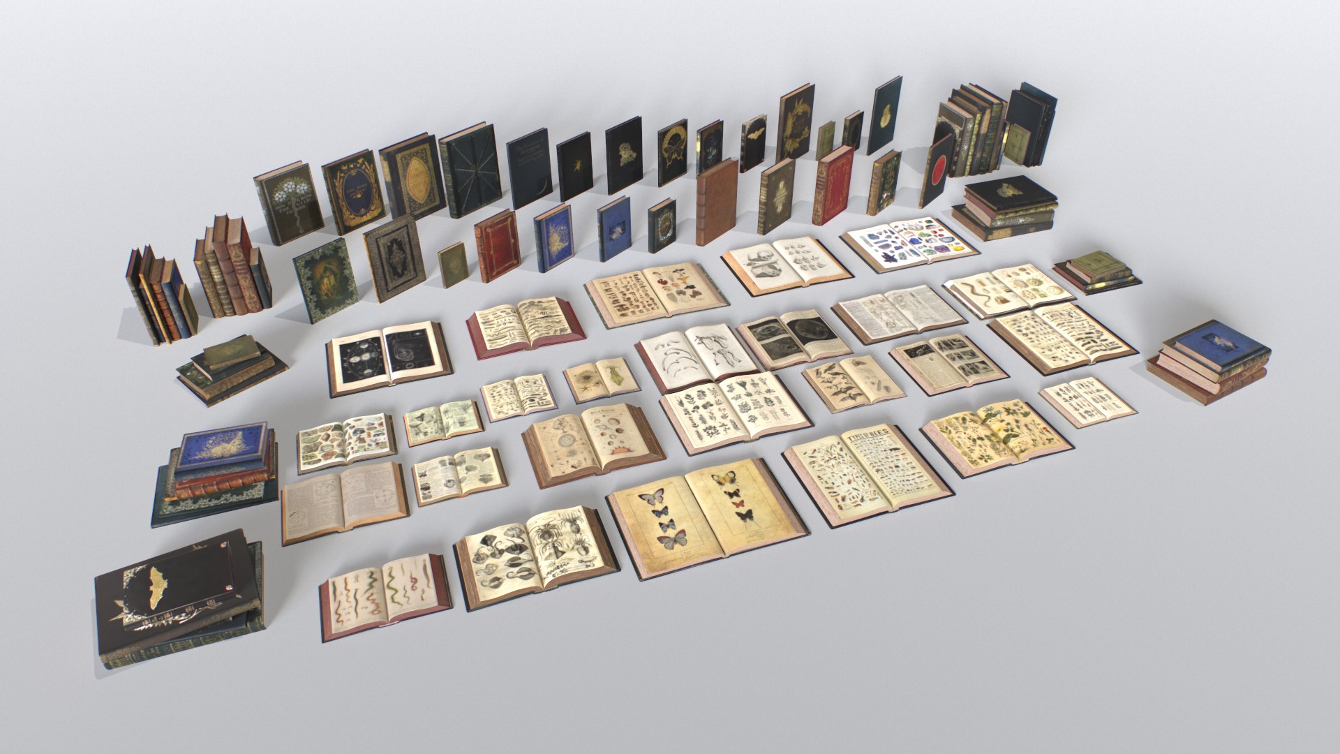 3D RPG Books Model - TurboSquid 2051033