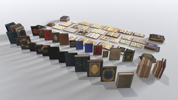 3D RPG Books model - TurboSquid 2051033