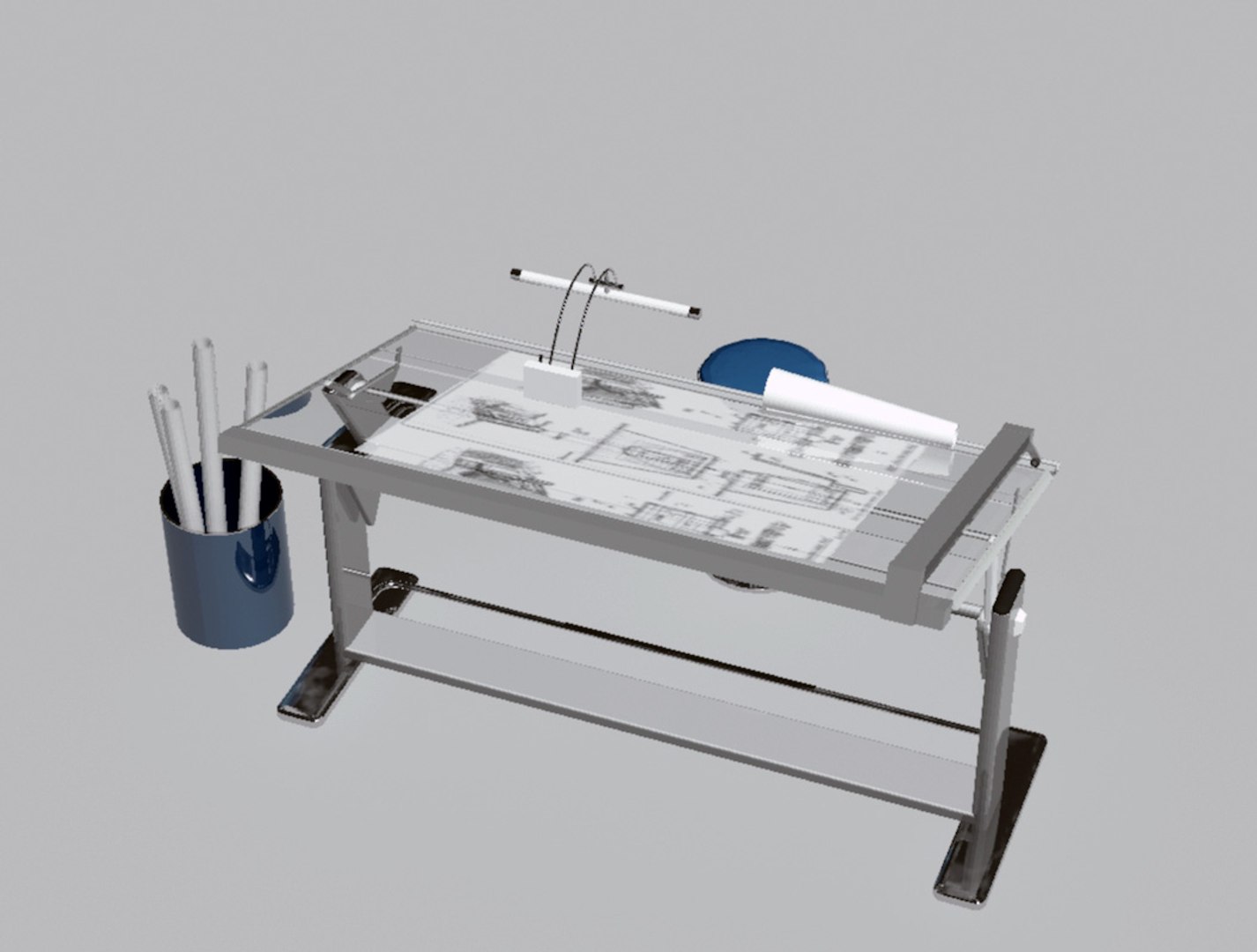 Drafting Table 3D Model | 1145191 | TurboSquid