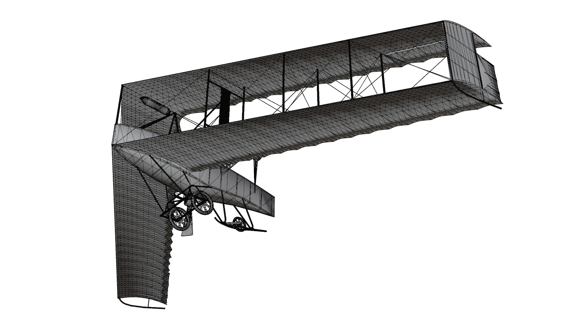 3D Dunne D 5 Biplane - TurboSquid 2240233
