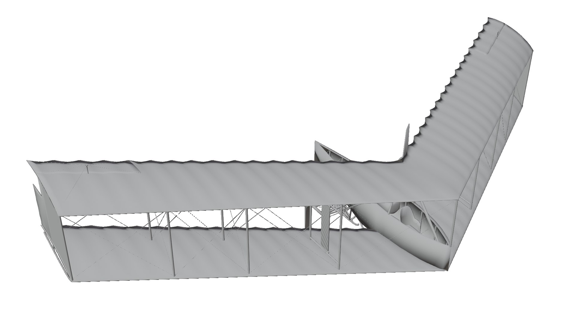 3D Dunne D 5 Biplane - TurboSquid 2240233