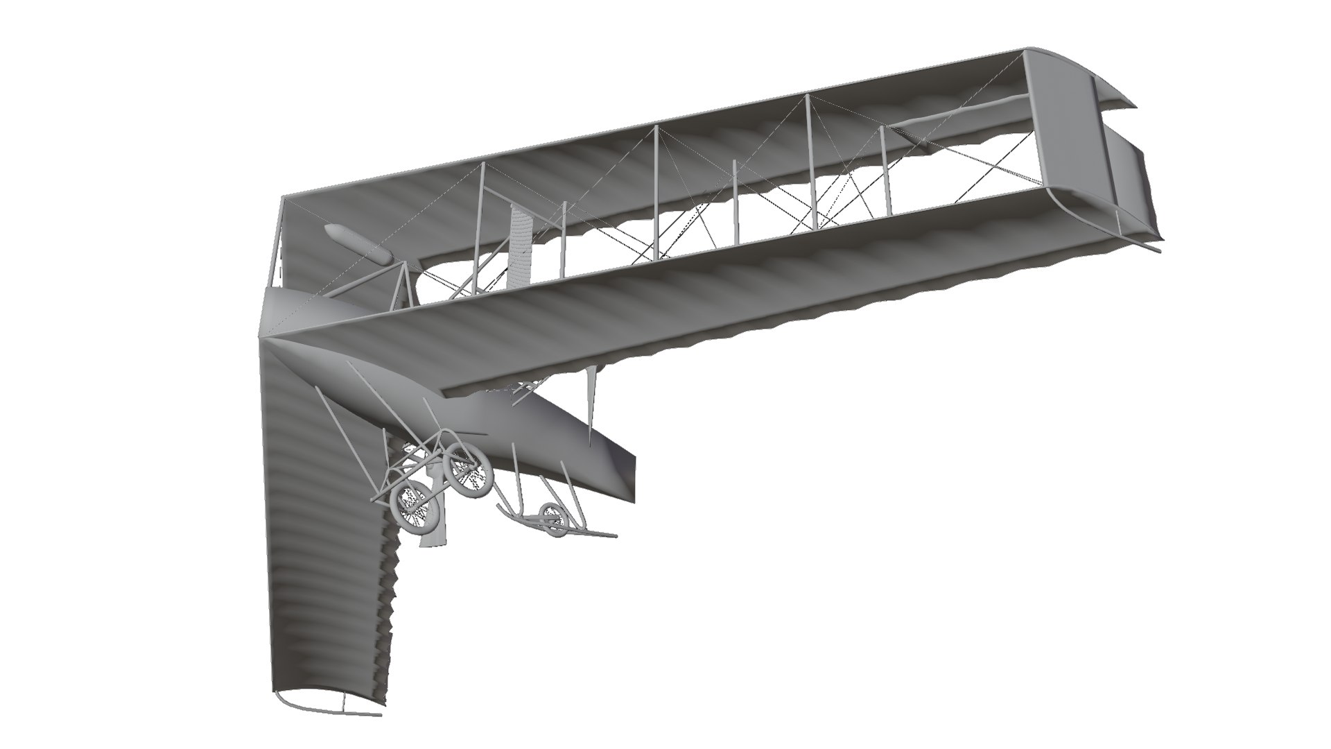 3D Dunne D 5 Biplane - TurboSquid 2240233