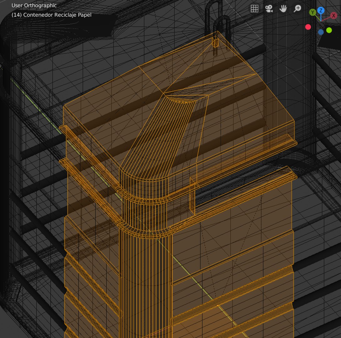 Paper Recycling Container Pbr 3D Model - TurboSquid 1455379