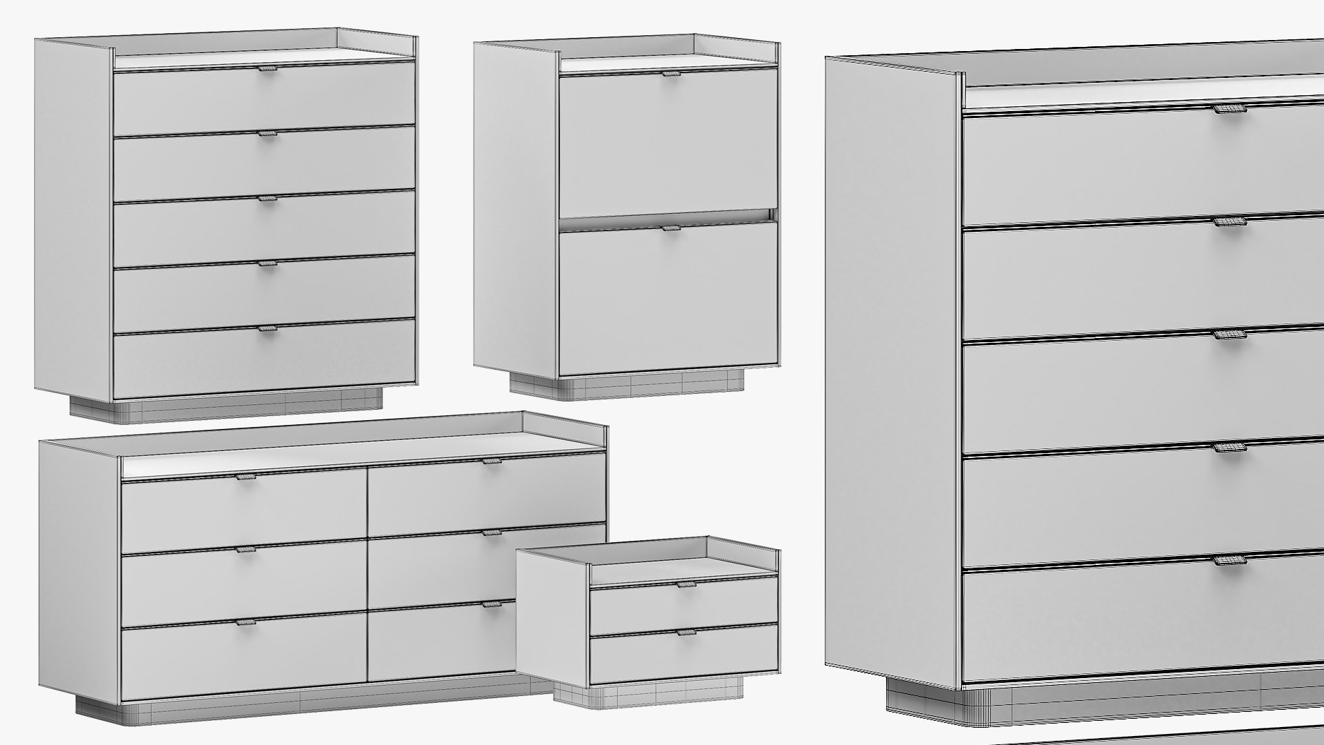 DARREN FURNITURE COLLECTION BY MINOTTI 3D - TurboSquid 2007993