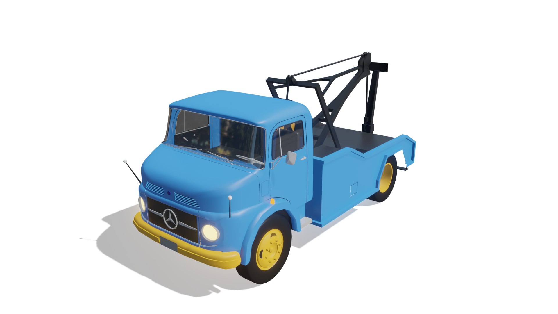 3D caminhão mercedes benz 1111 - TurboSquid 1702646