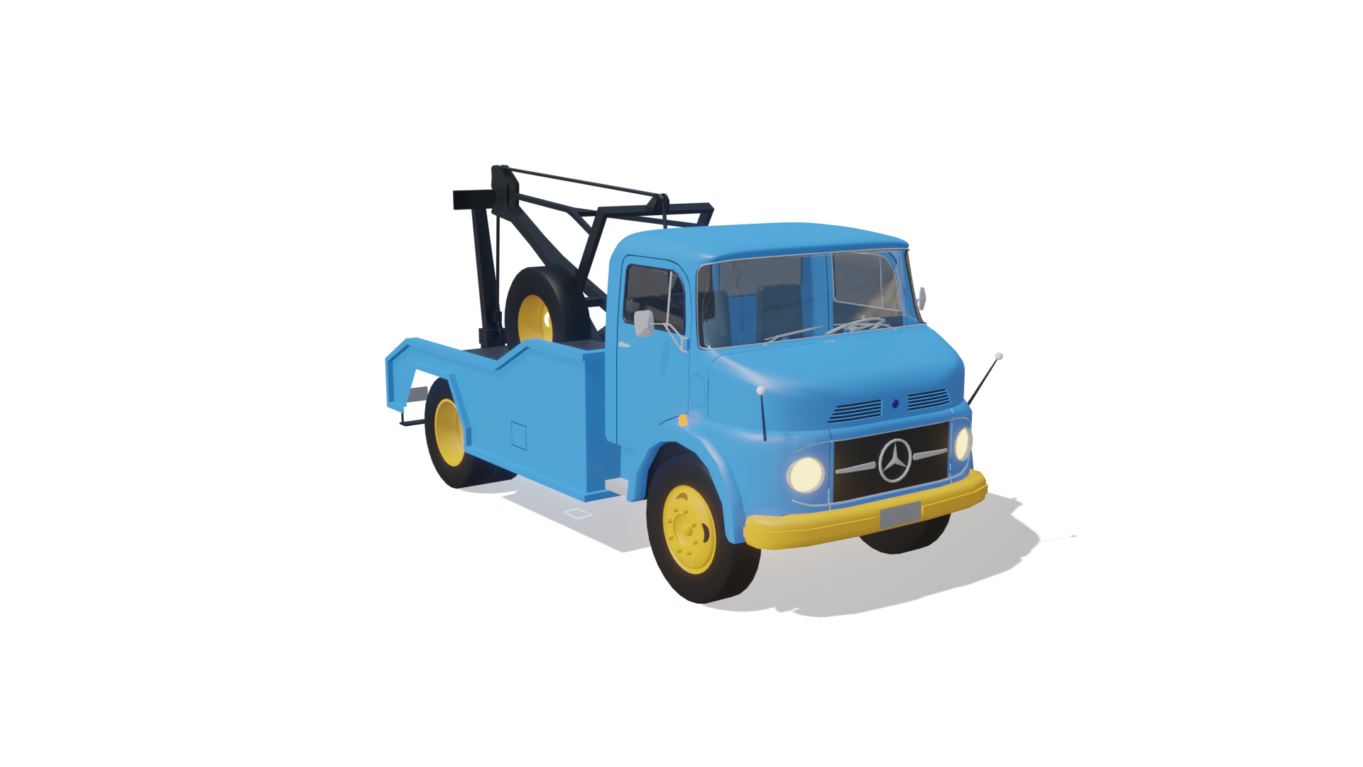 3D caminhão mercedes benz 1111 - TurboSquid 1702646