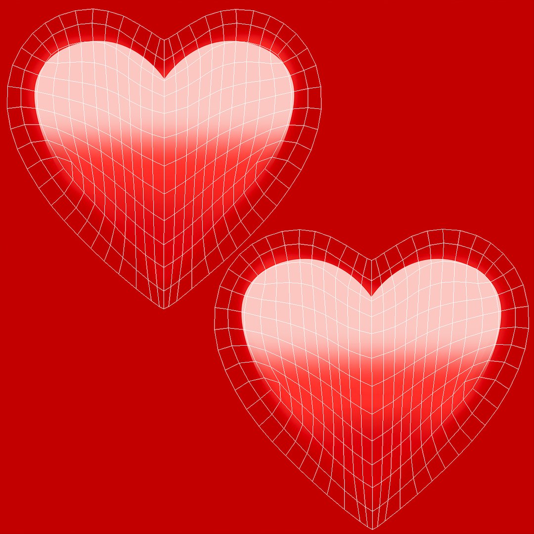 3D Model Emoji Red Heart - TurboSquid 2240383